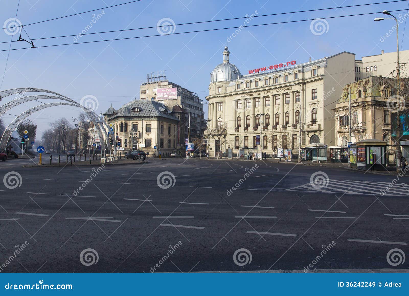 Romana Square and the Bucharest University of Economic Studies ...