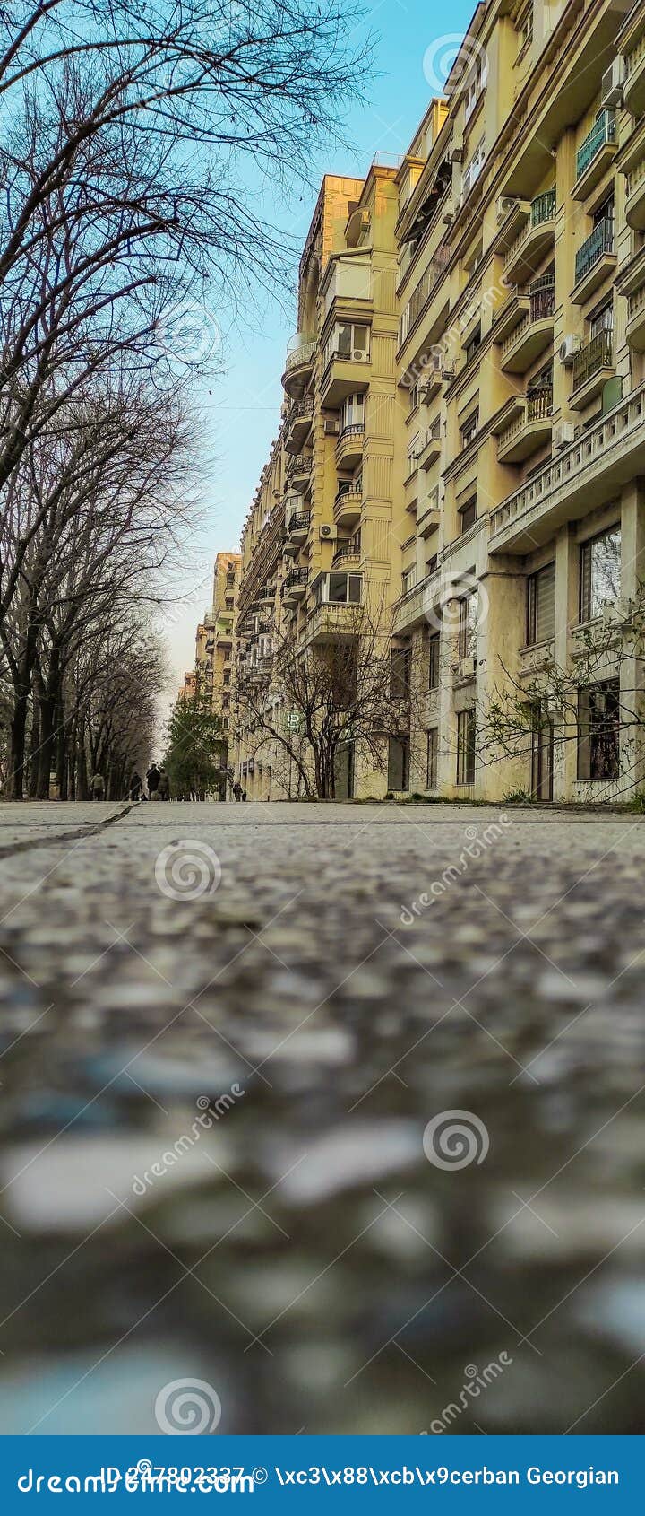 Bucharest old buildings stock image. Image of waterway - 247802337