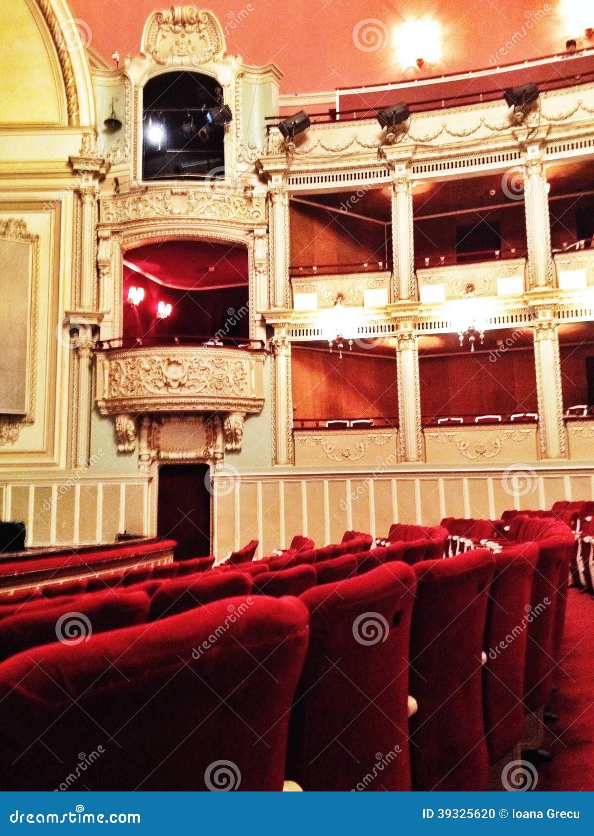 Bucharest Opera House stock photo. Image of concert, hall - 39325620