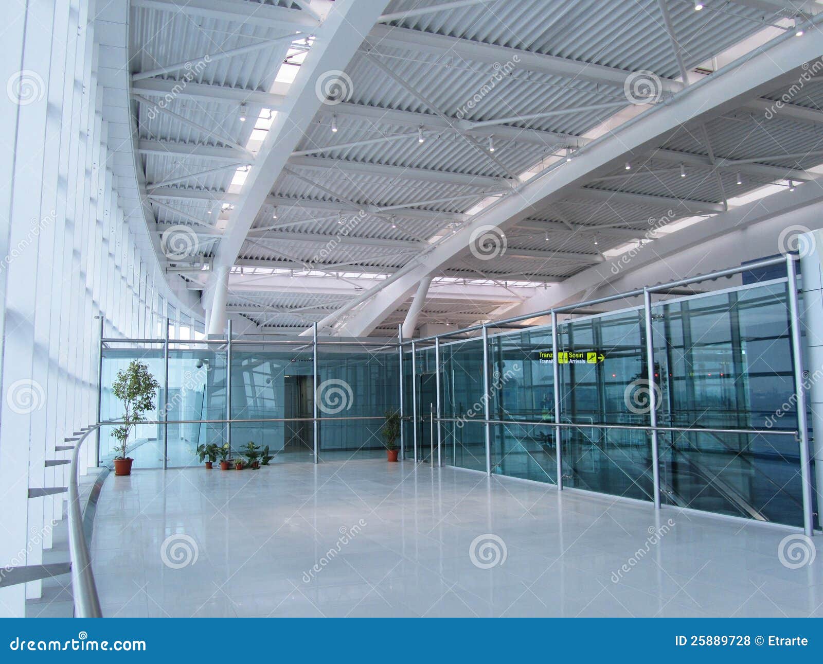 Bucharest Otopeni International Airport Stock Photo - Image of coanda ...