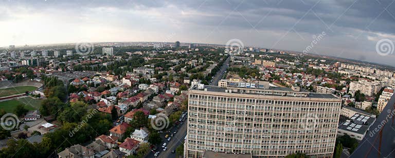 Bucharest Panoramic Aerial View Stock Image - Image of bucharest, city ...