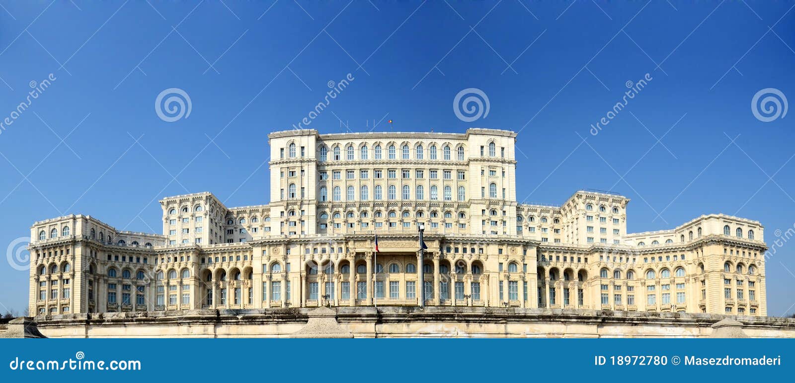Bucharest - Parliament Palace Stock Photo - Image of building ...