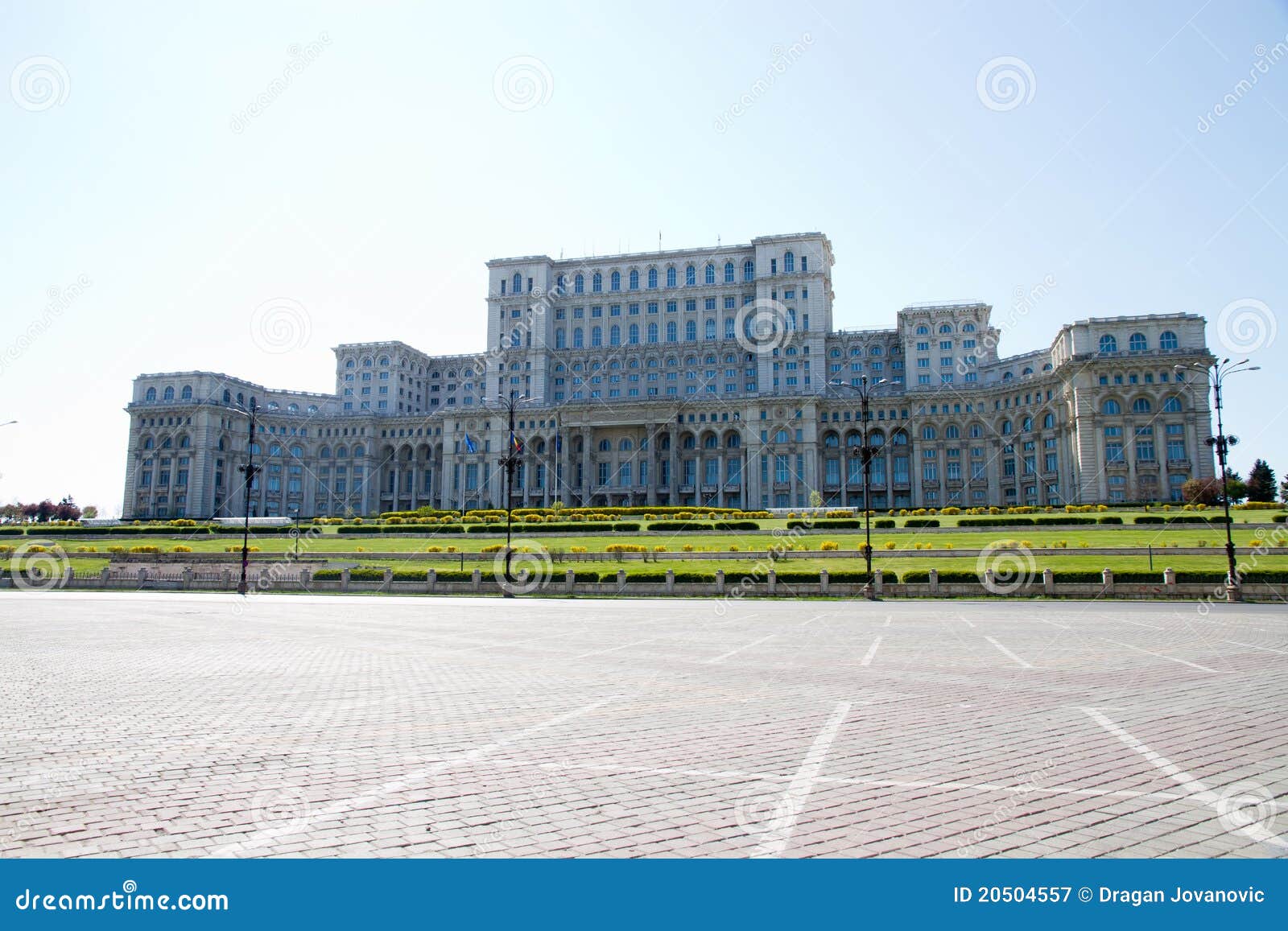 Bucharest - Parliament Palace Stock Image - Image of romania, amazing ...