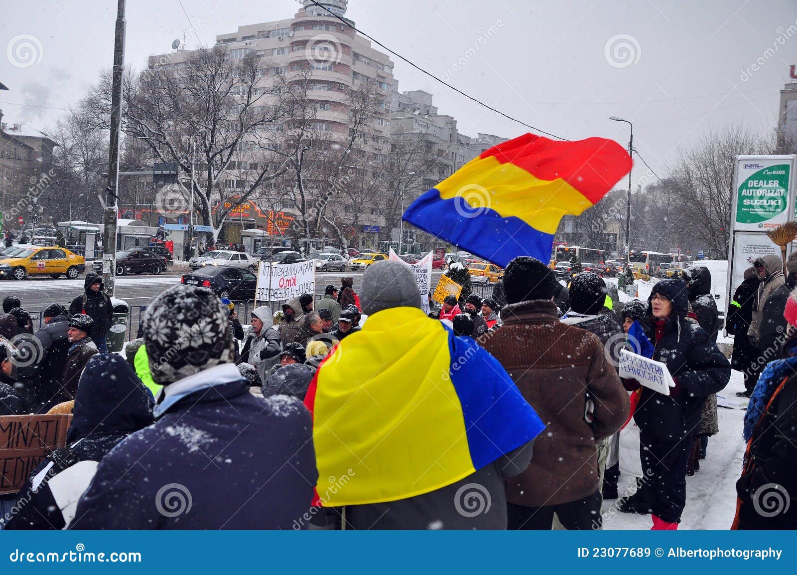 Bucharest Protest - 15th Day 7 Editorial Stock Image - Image of ...