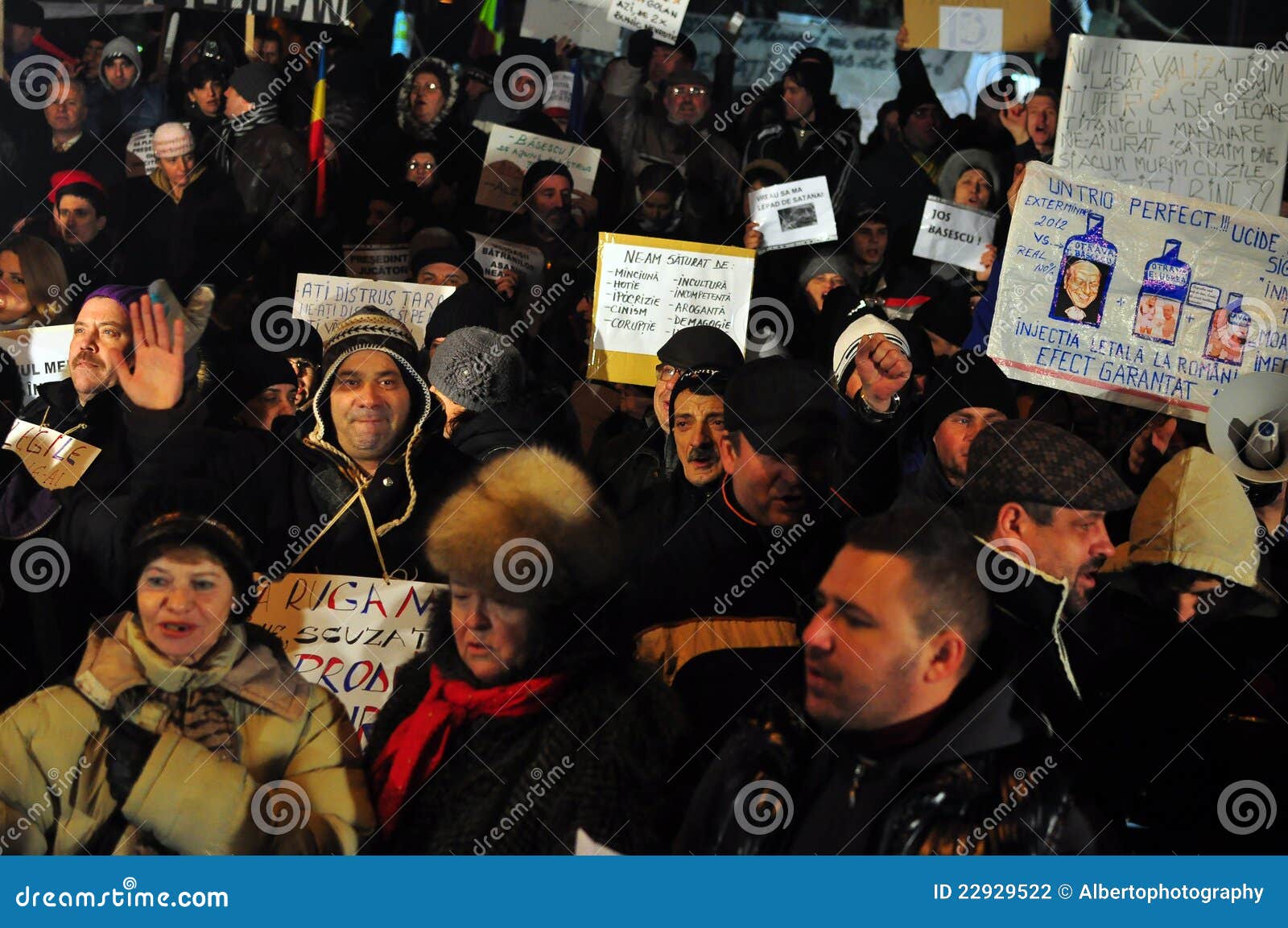 Bucharest Protests - 19 January 2012 - 20 Editorial Photography - Image ...