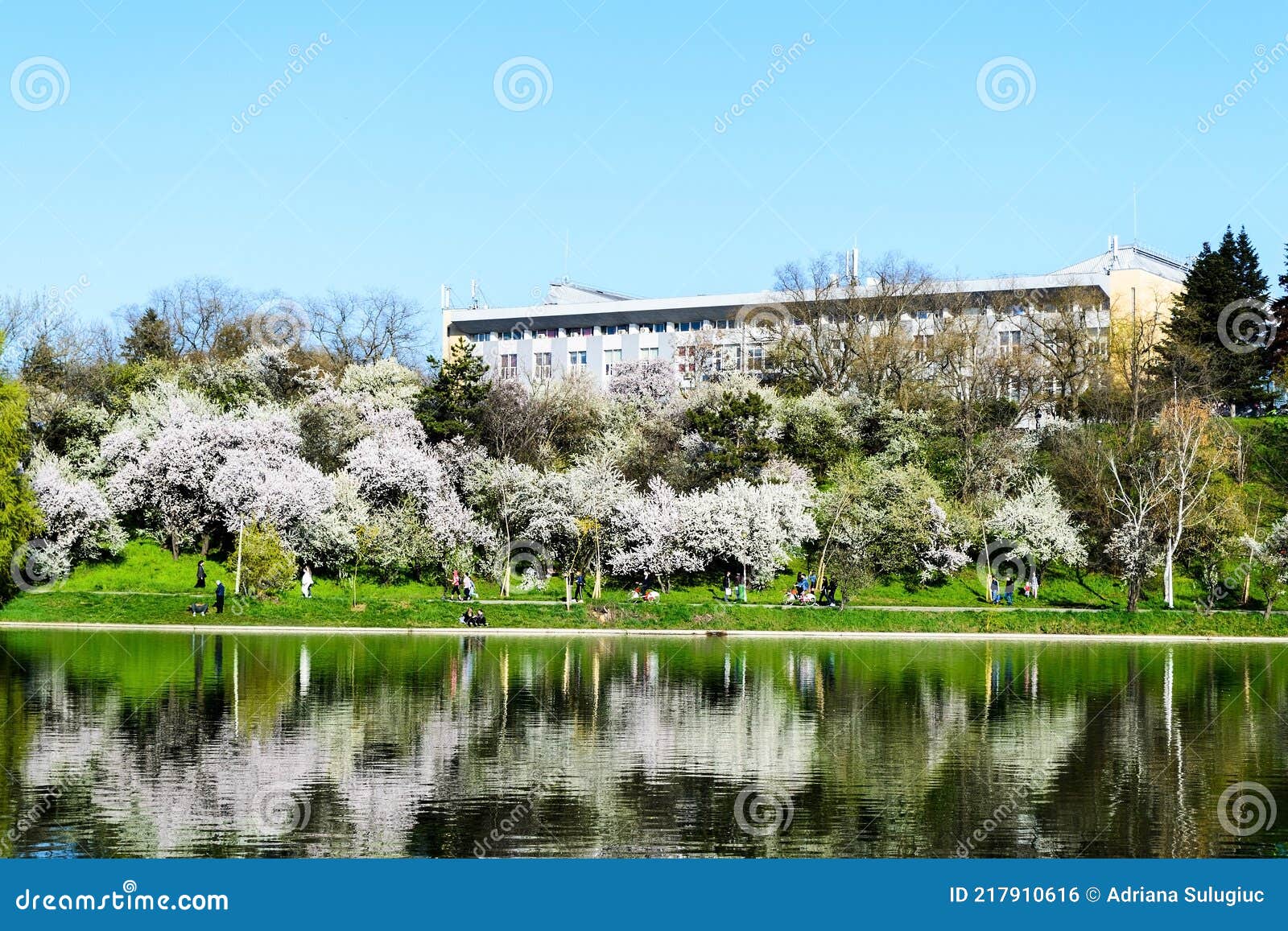 Tineretului Park, Springtime, Bucharest. Editorial Photo - Image of ...