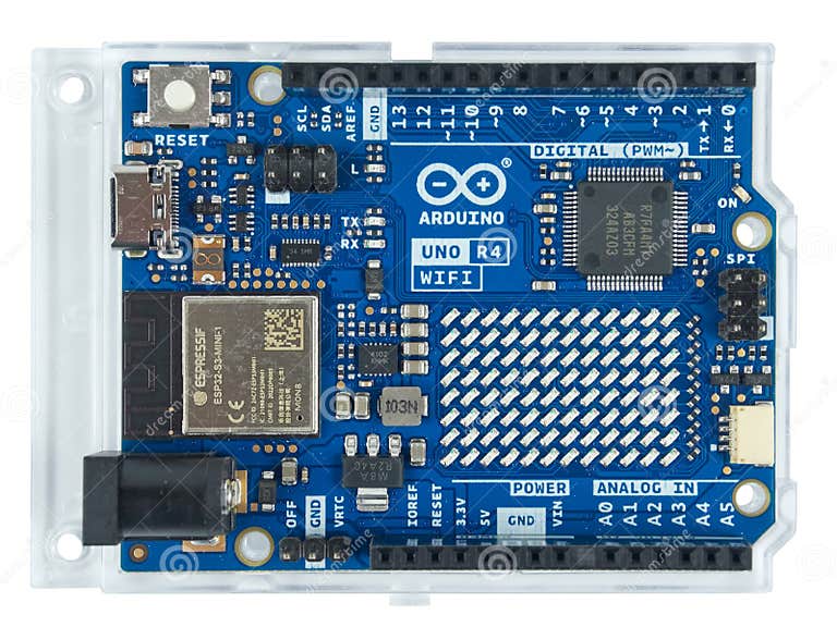 Bucharest, Romania - 03 19 2024: Arduino Uno R4 is a Development Board Based on a 32-bit Renesas ...