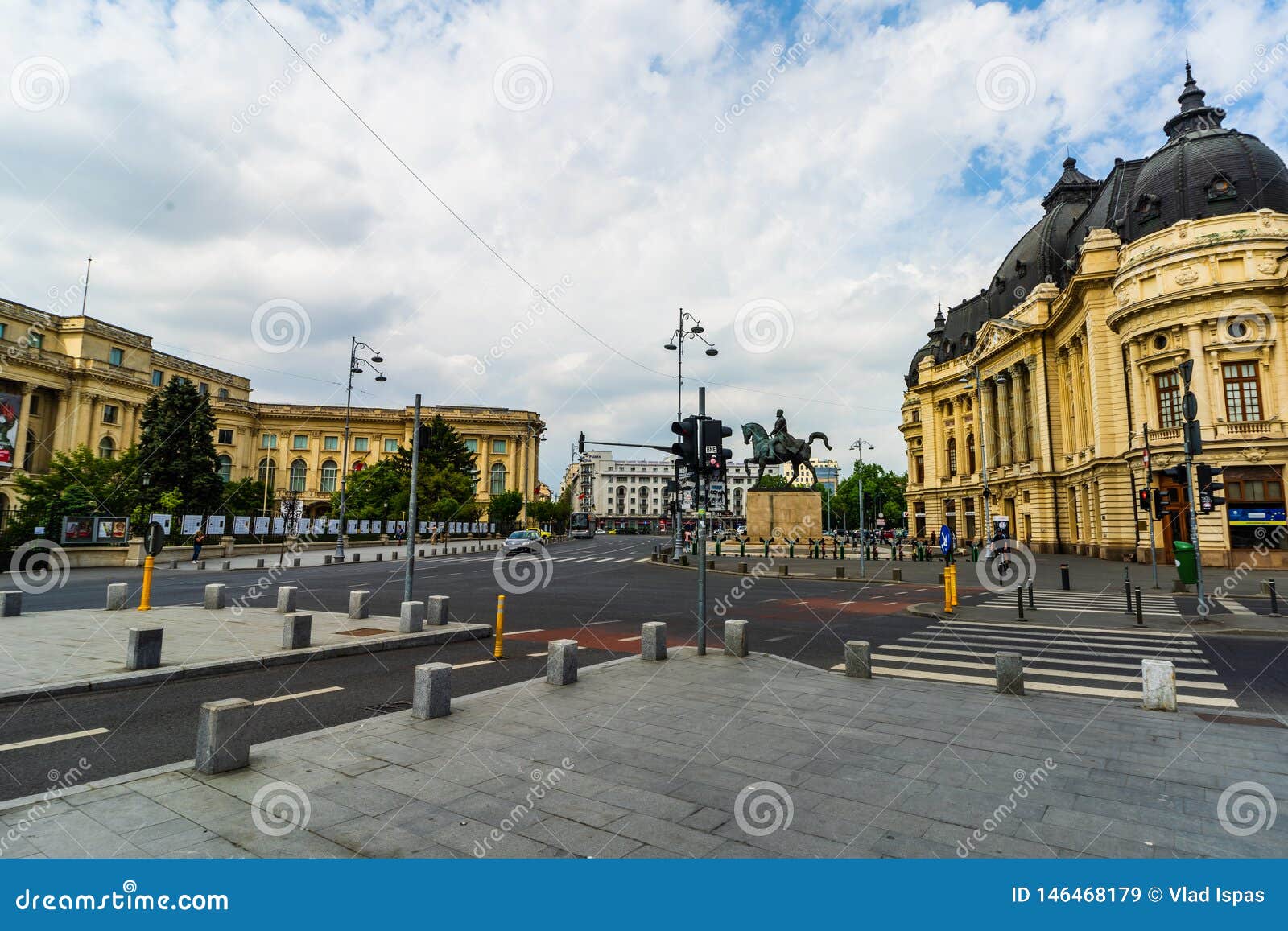 Bucharest, Romania - 2019. Carol I University Foundation and Central ...