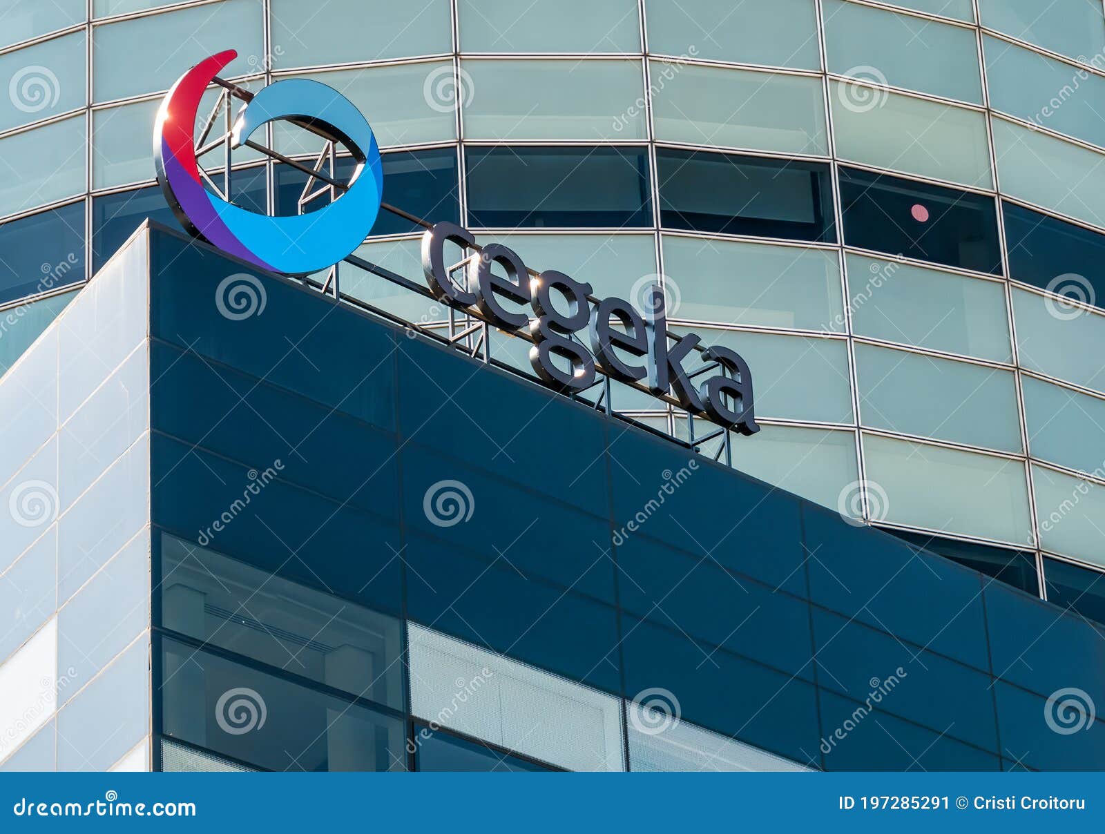 Cegeka Logo on the Office Building in Bucharest Editorial Photo - Image ...