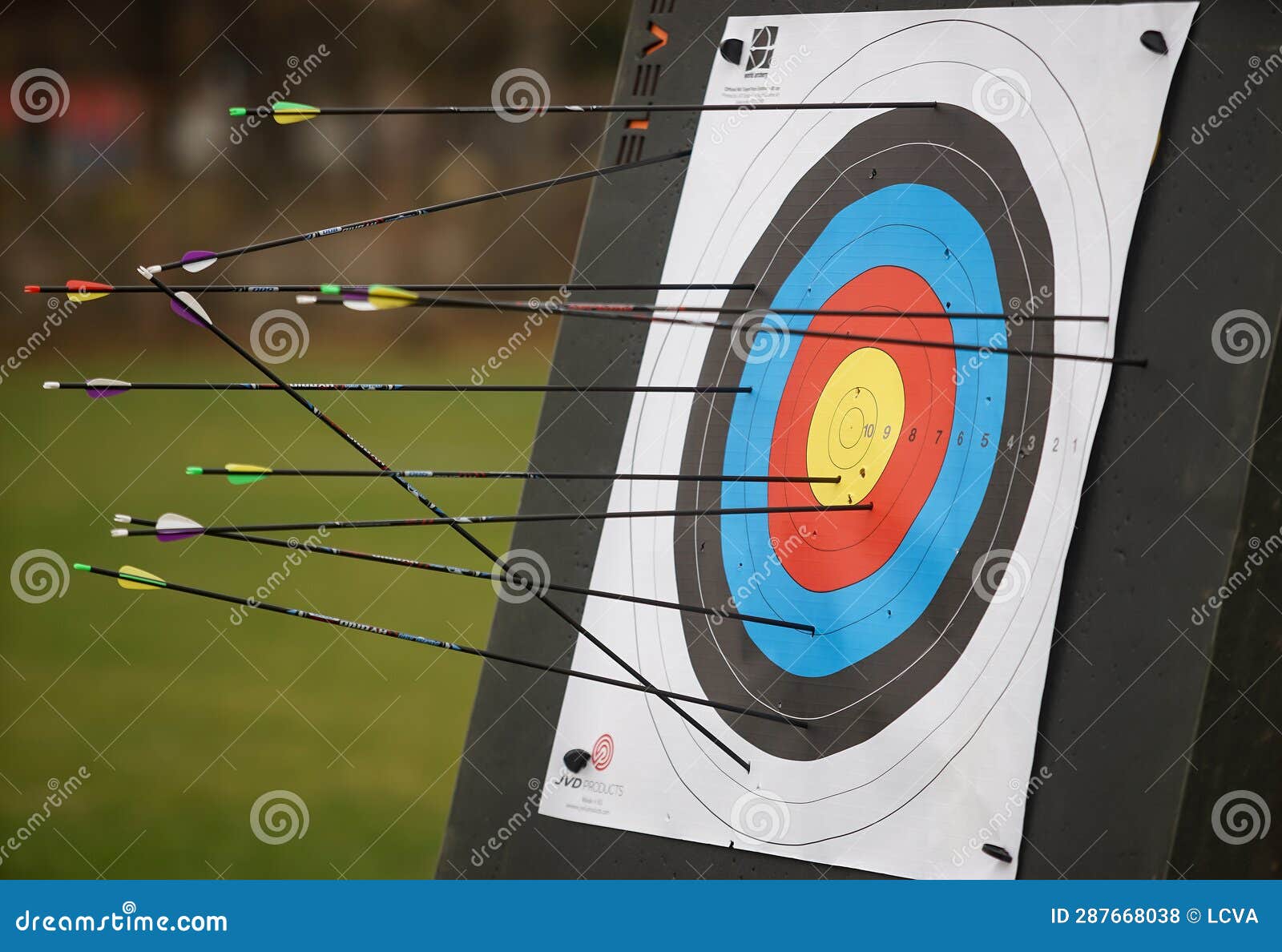 Archery target editorial stock photo. Image of score - 287668038