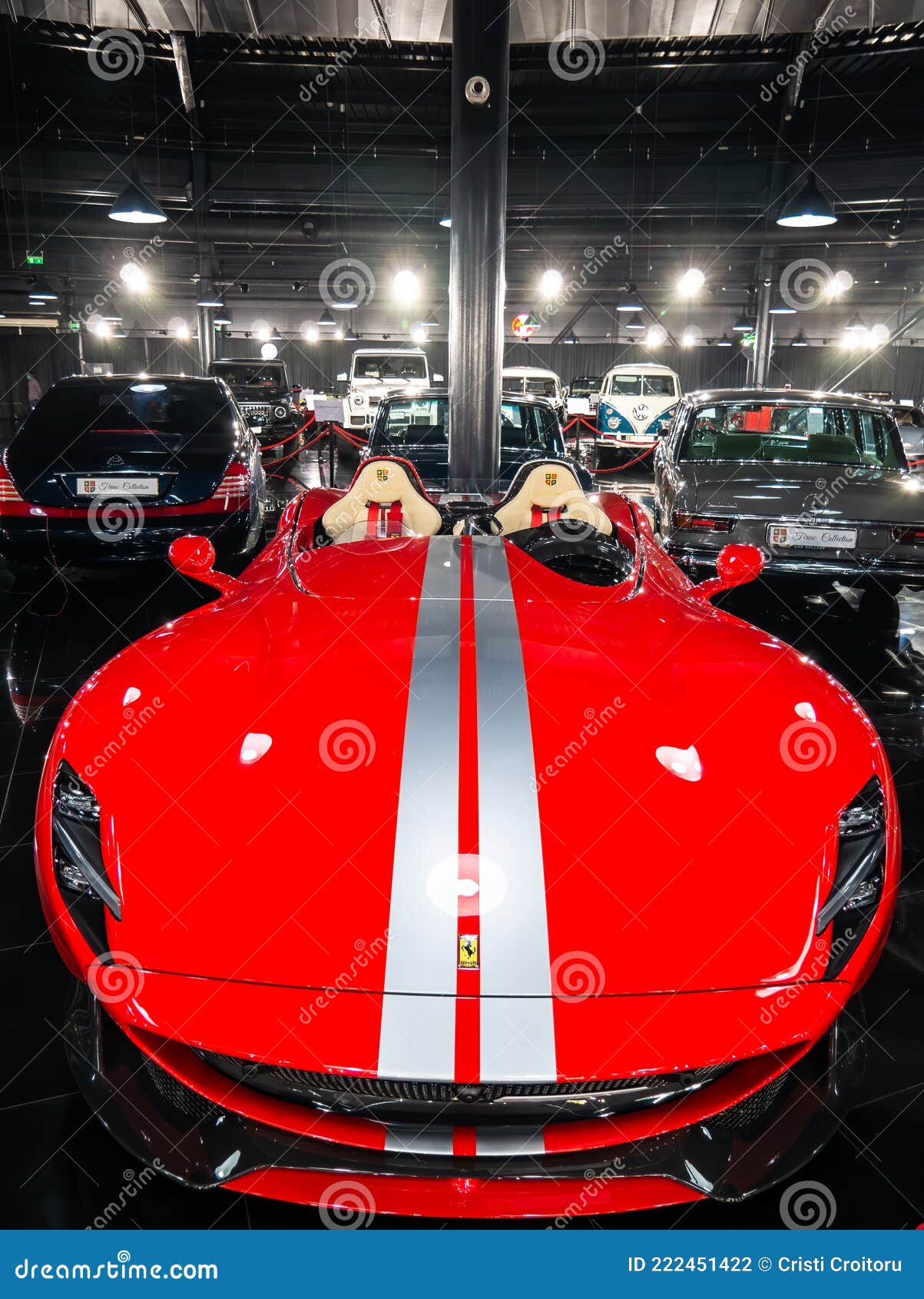 Front View with a Ferrari Monza SP2 F176 2020 Editorial Photography ...