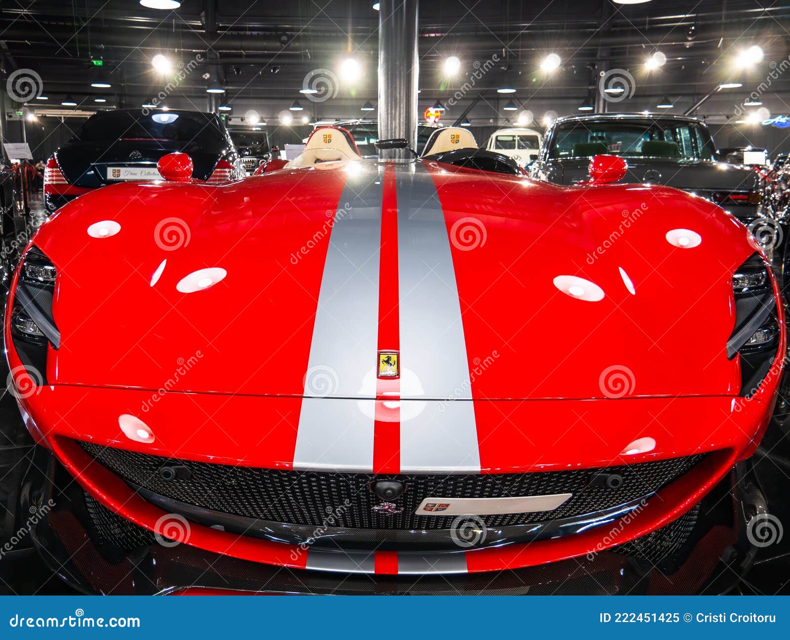 Front View with a Ferrari Monza SP2 F176 2020 Editorial Image - Image ...