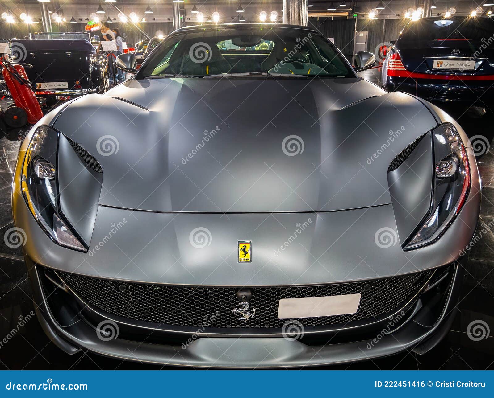 Front View with a Ferrari 812 Superfast Editorial Photo - Image of ...