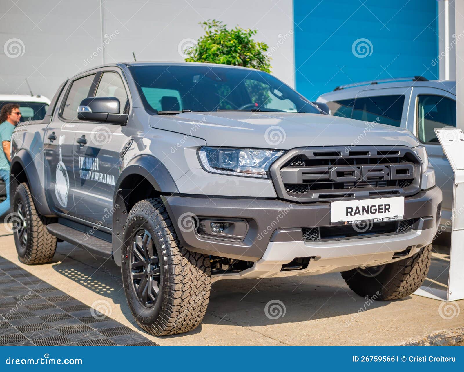 Front Of Pick Up Truck RAM. Brand New Dodge Ram Pick Up Truck In Yellow ...