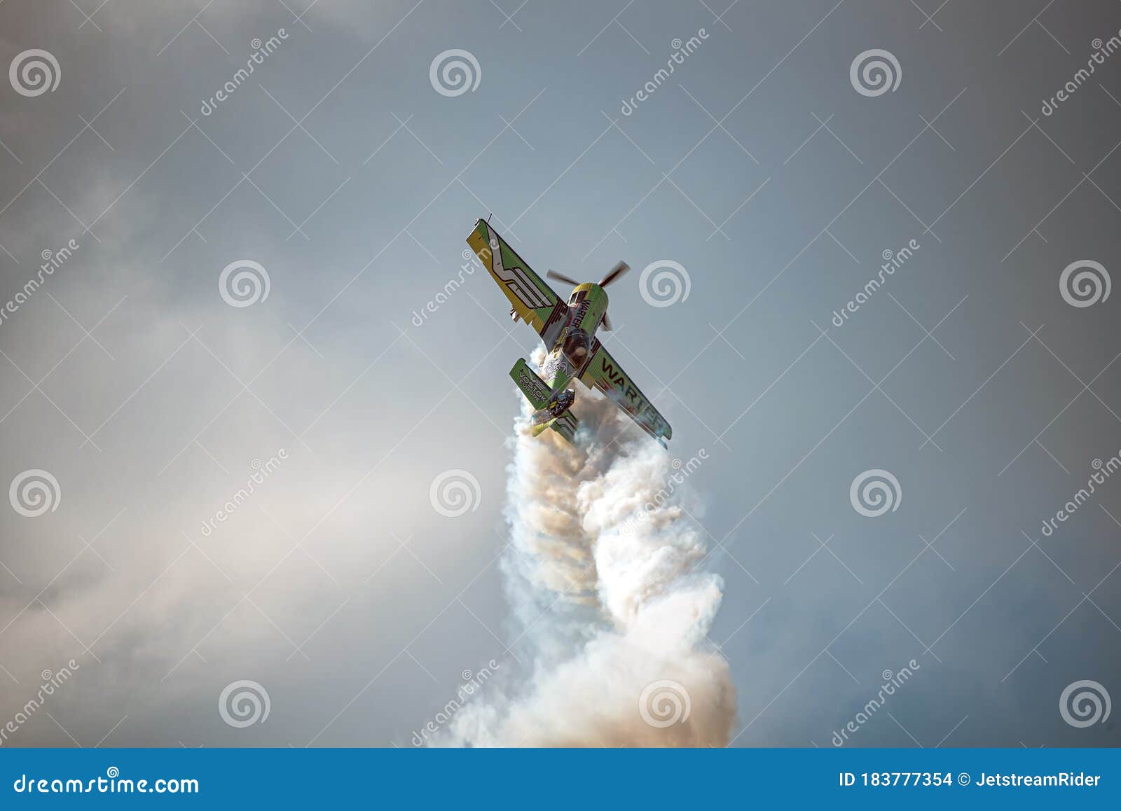 Bucharest, Romania - July 28, 2018: Stunt Airplane during Acrobatic ...
