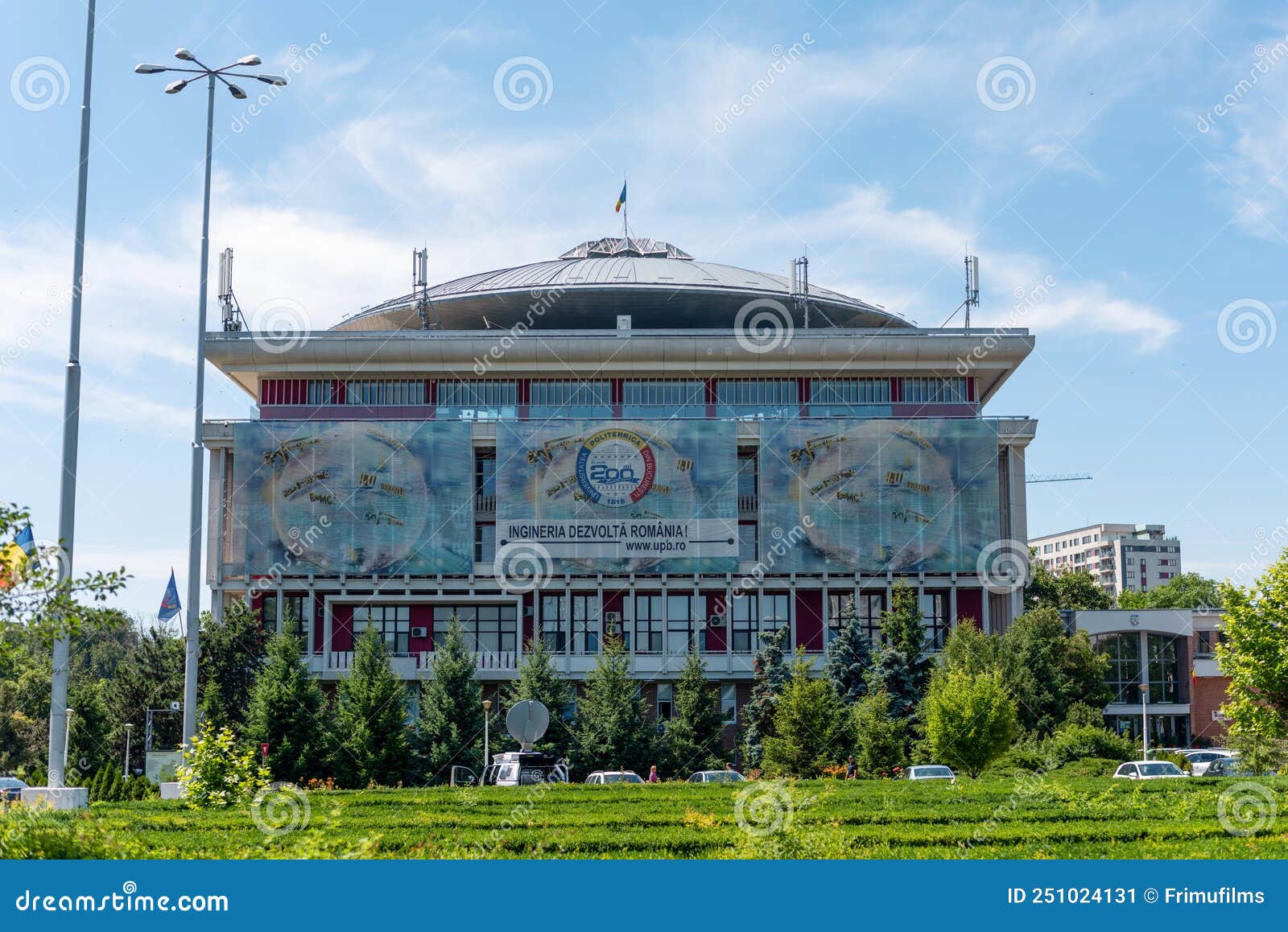 Polytechnic University in Bucharest, Romania Editorial Photo - Image of ...