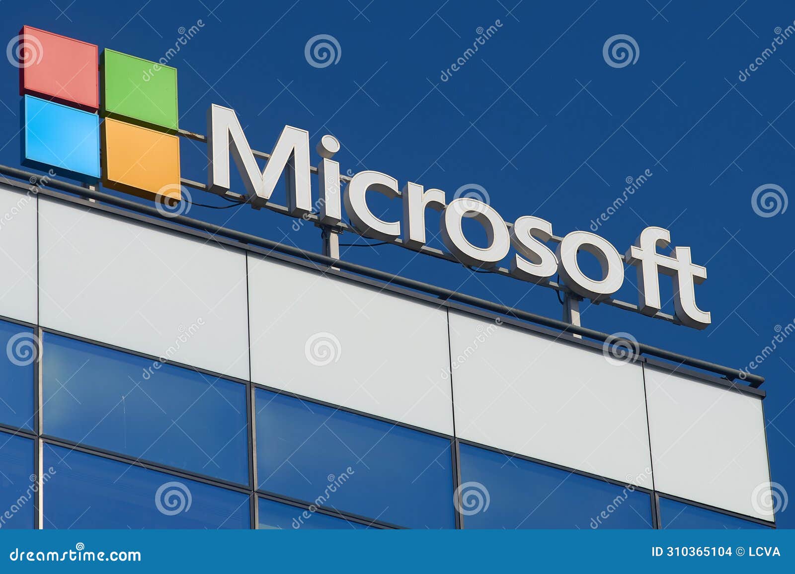 Microsoft S Headquarters in Bucharest, Romania Editorial Stock Image ...