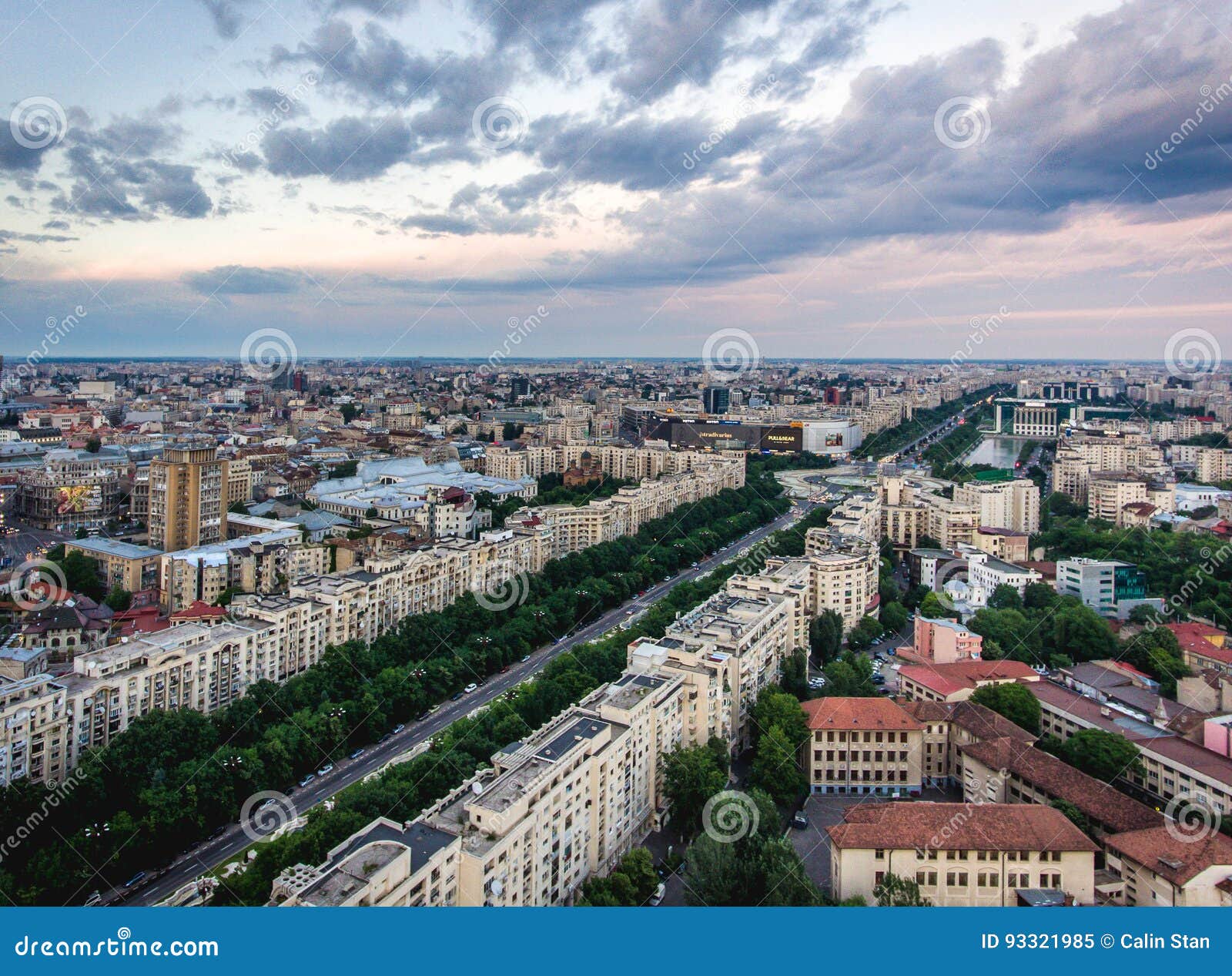 Bucharest, Romania - 22 May 2017: Bucharest City Centre Romania ...