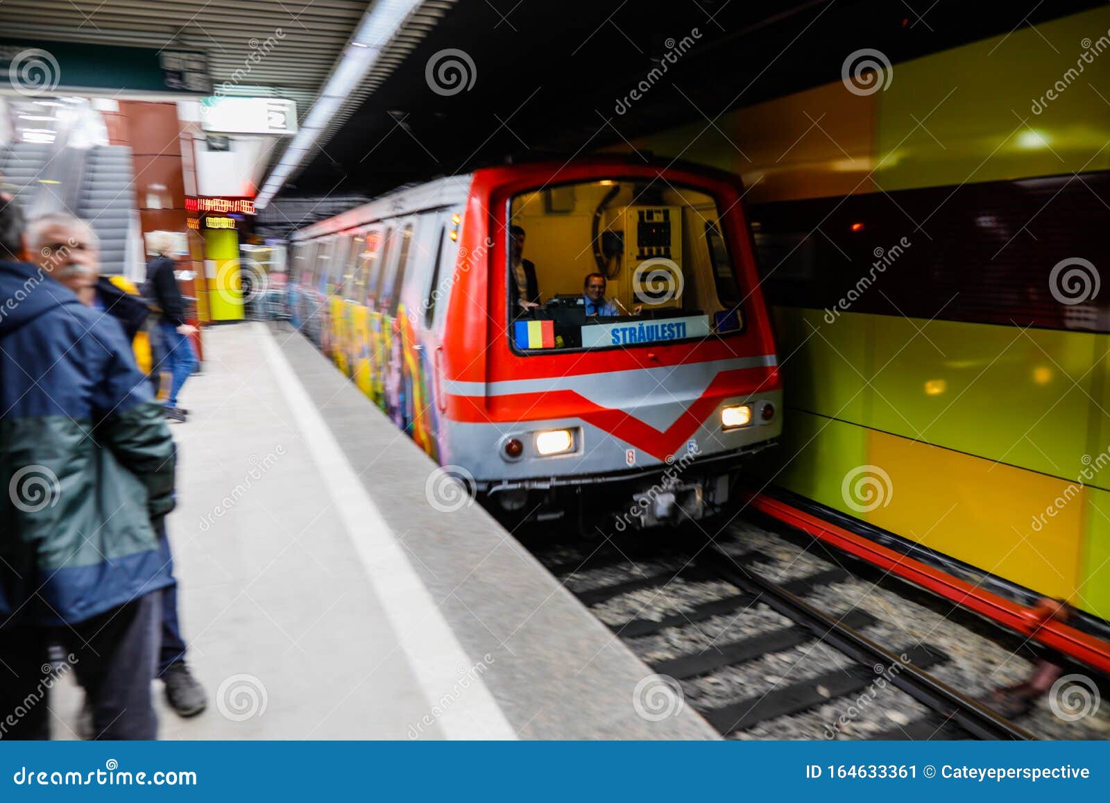 A Dirty and Old Metro Full of Graffiti Editorial Photo - Image of ...