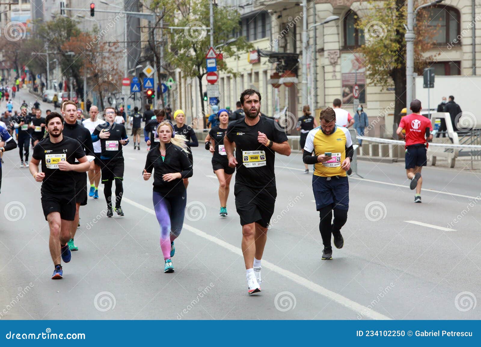 Bucharest Marathon editorial image. Image of muscular - 234102250