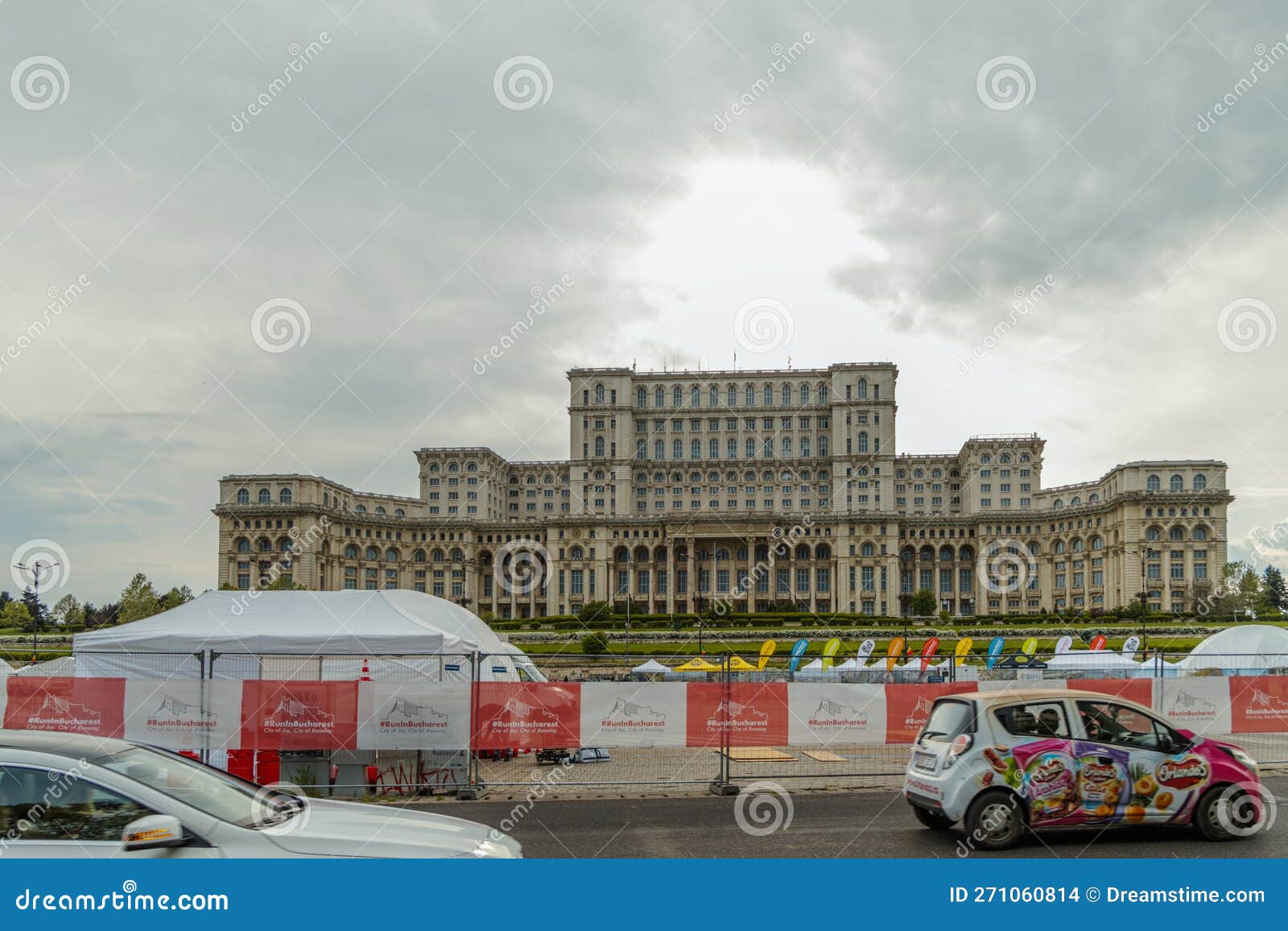 Bucharest, Romania. Palace of the Parliament Stock Photo - Image of ...