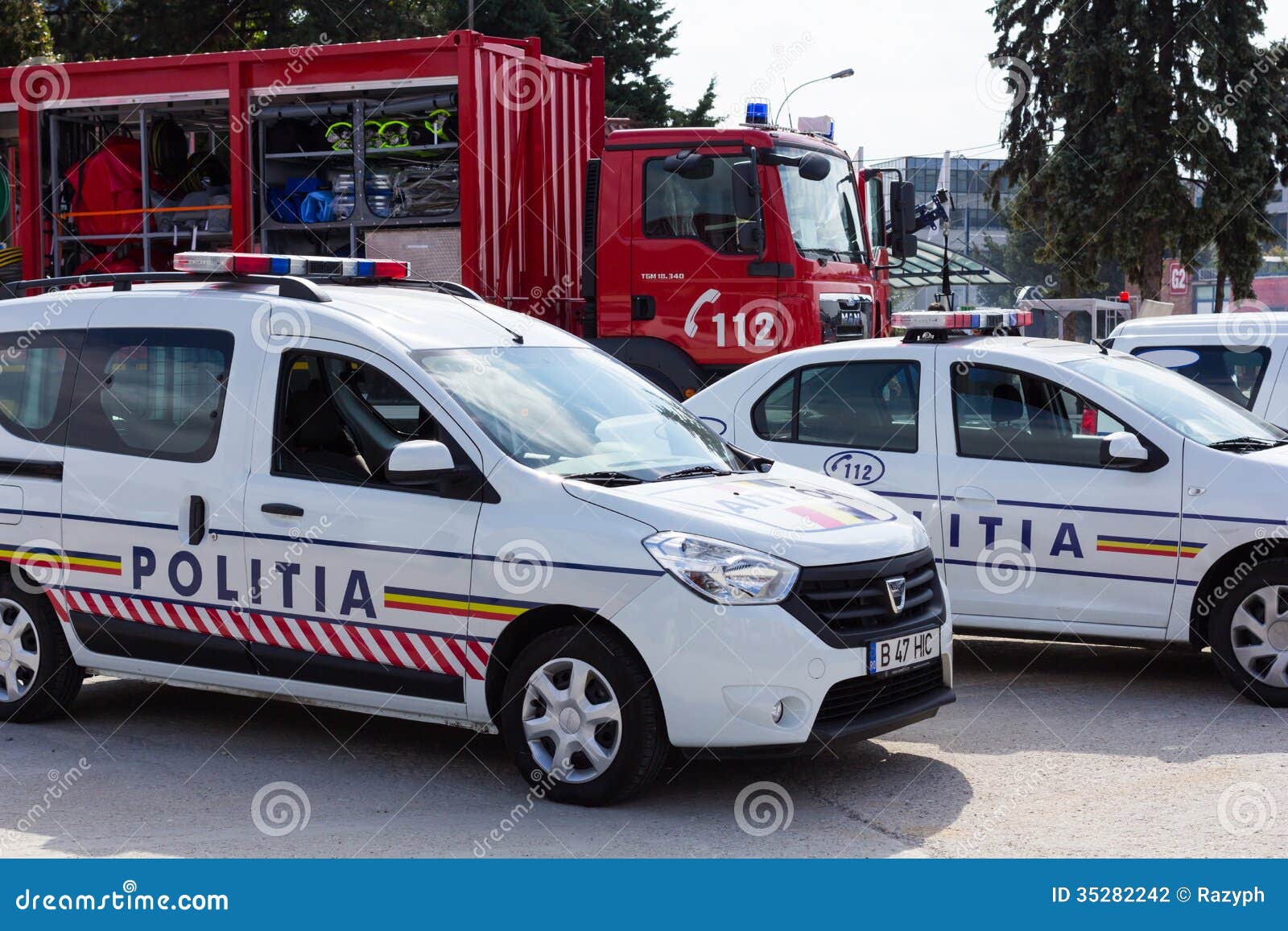 BUCHAREST, ROMANIA - SEPTEMBER 2013, Police Vehicles Editorial ...