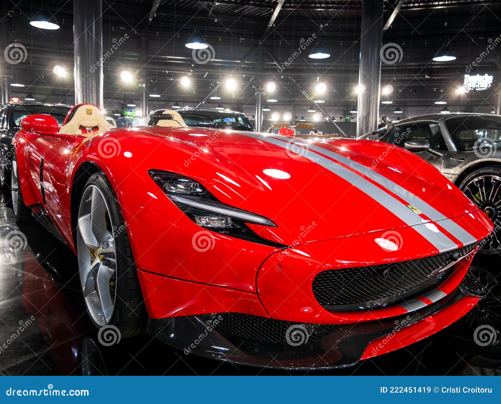 Side View with a Ferrari Monza SP2 F176 2020 Editorial Stock Image ...