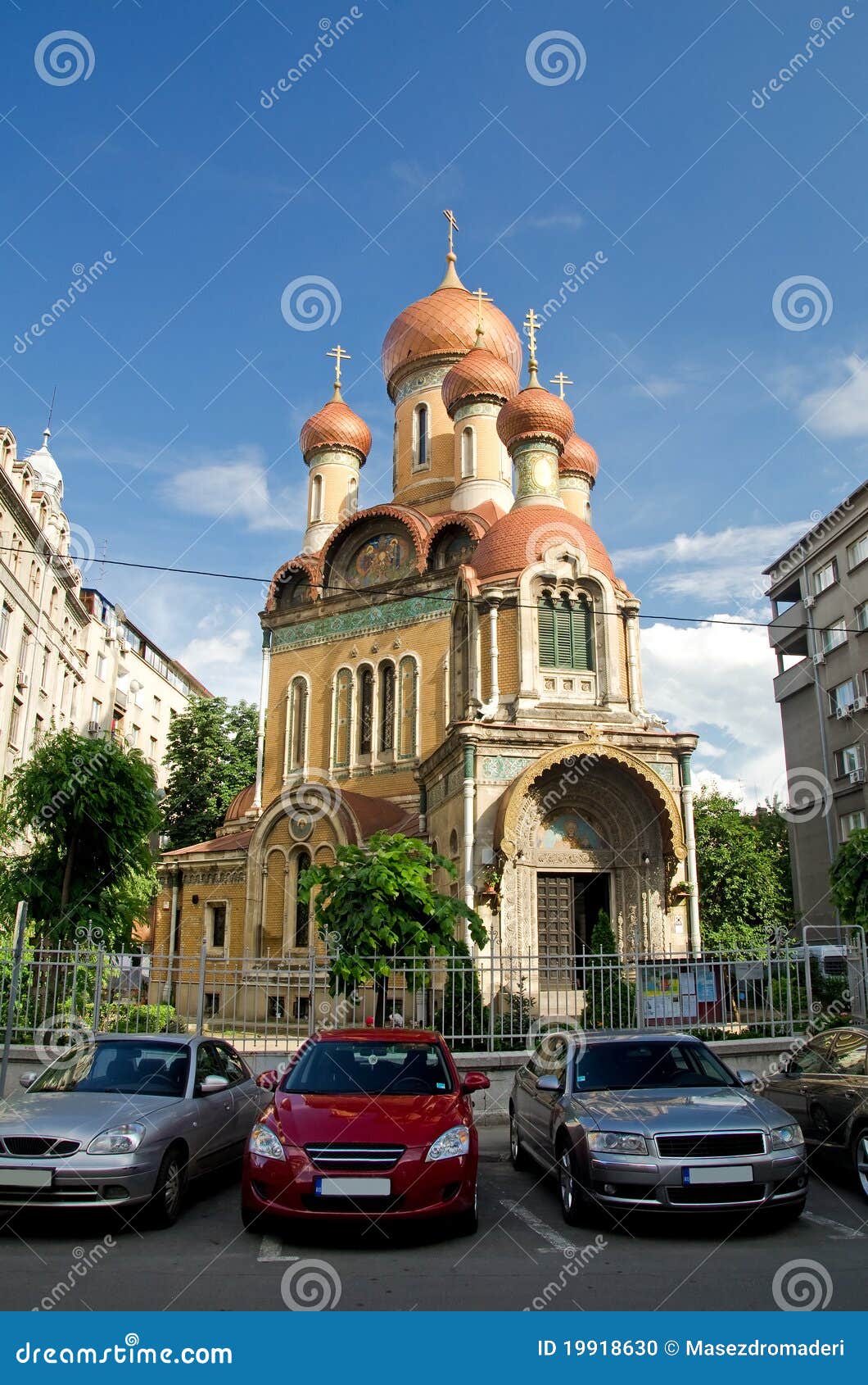Bucharest - the Russian Church Stock Photo - Image of christian ...