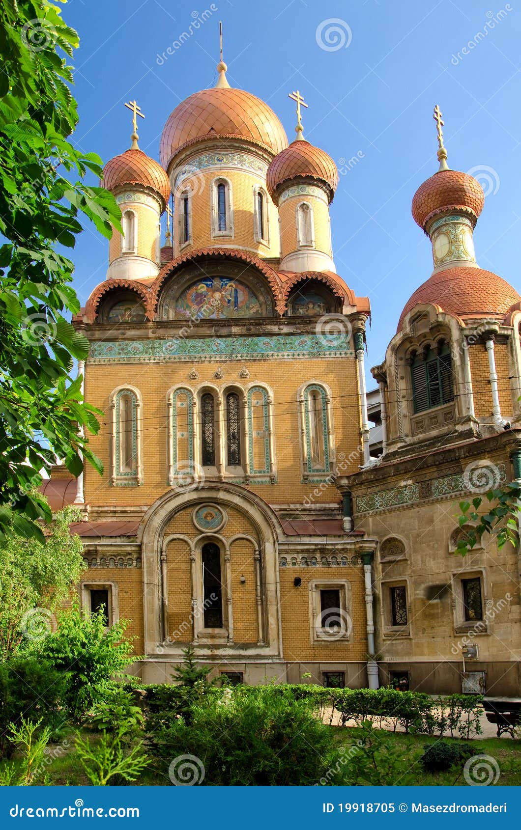 Bucharest - the Russian Church Stock Image - Image of downtown, romania ...