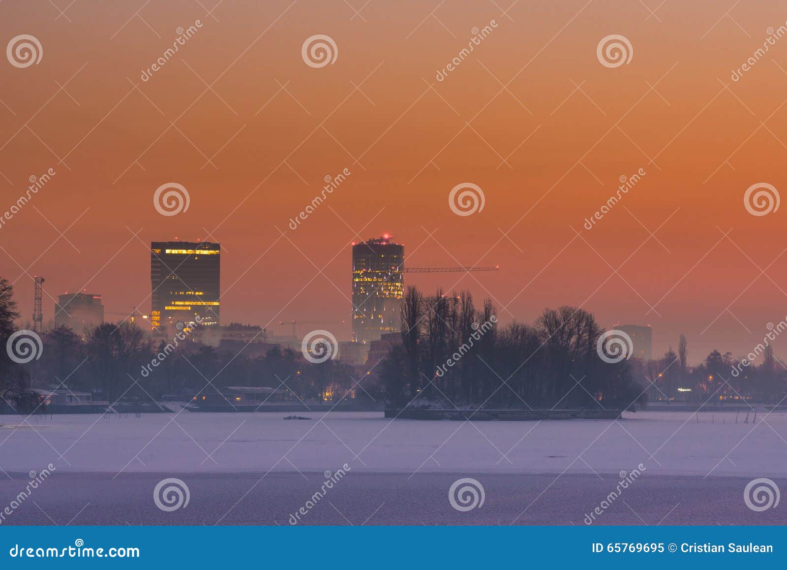 Bucharest Sky Tower stock image. Image of landscape, cover - 65769695