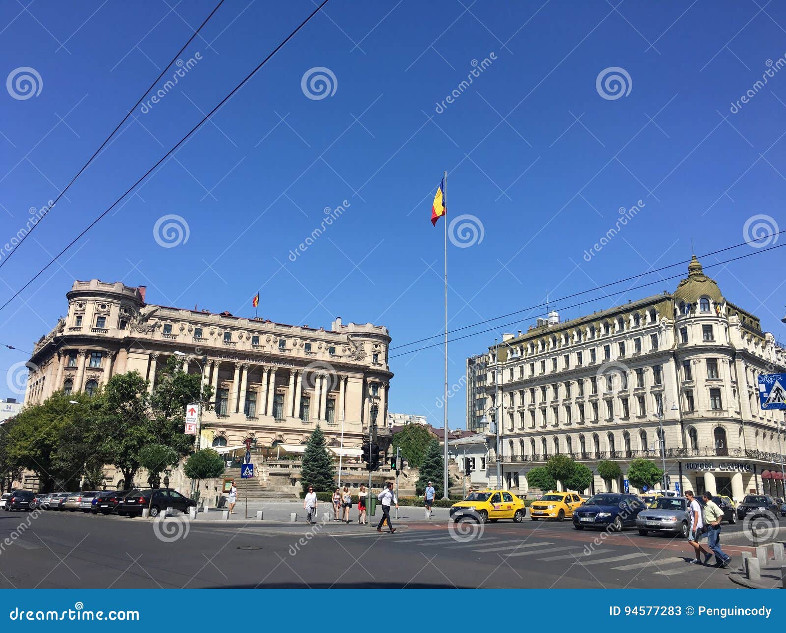 Bucharest editorial stock photo. Image of city, romania - 94577283