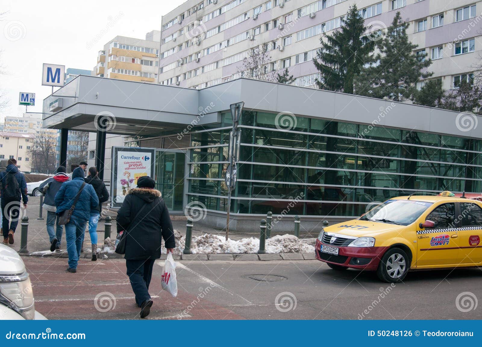 Bucharest subway stations editorial photo. Image of ride - 50248126