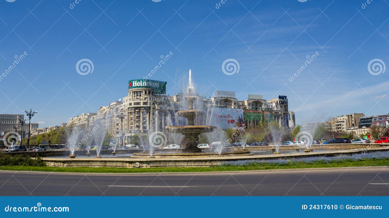 Bucharest town center editorial image. Image of house - 24317610