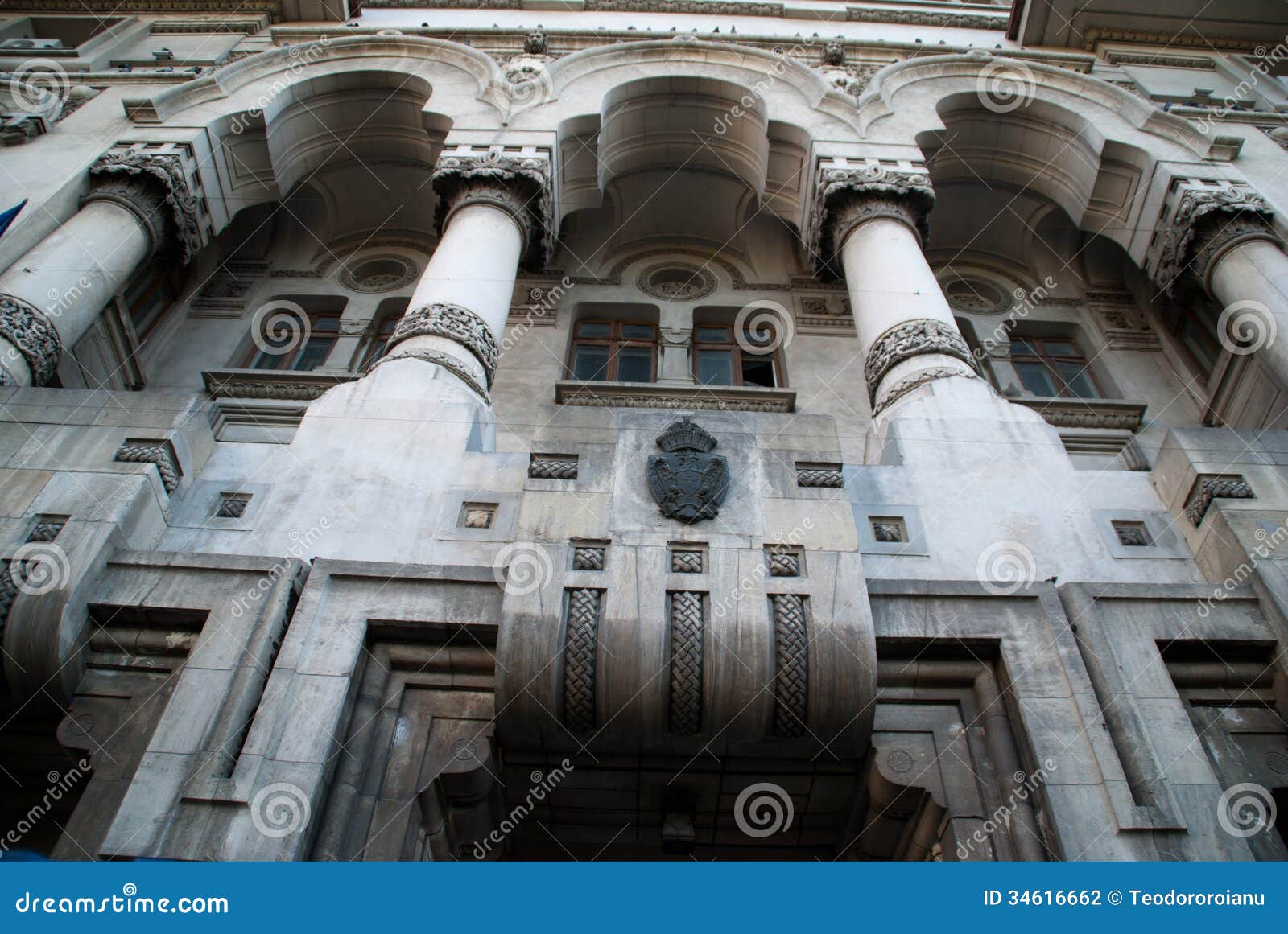 Bucharest town hall editorial photography. Image of tower - 34616662