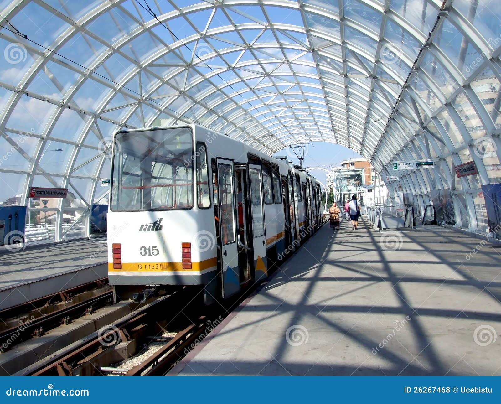 Bucharest tram editorial stock photo. Image of transportation - 26267468