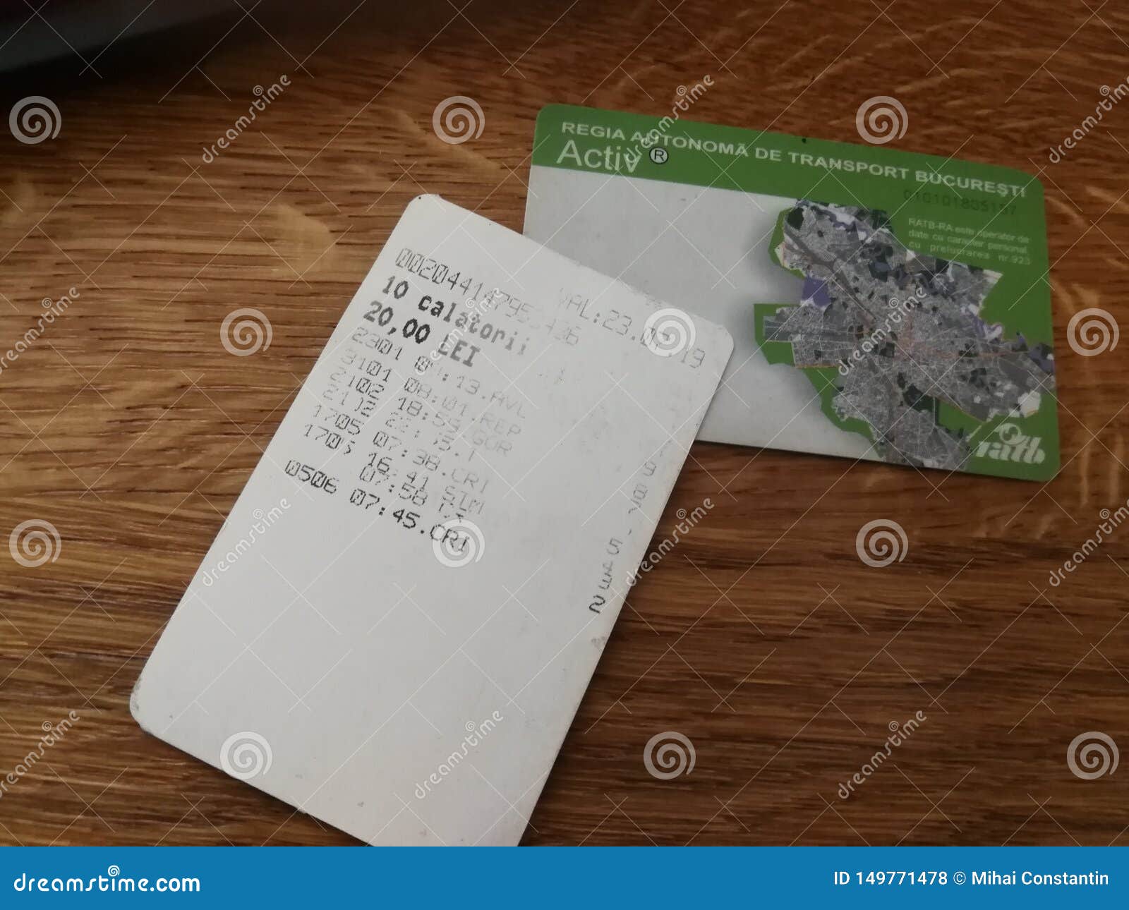 Bucharest transport card editorial stock photo. Image of bucharest ...