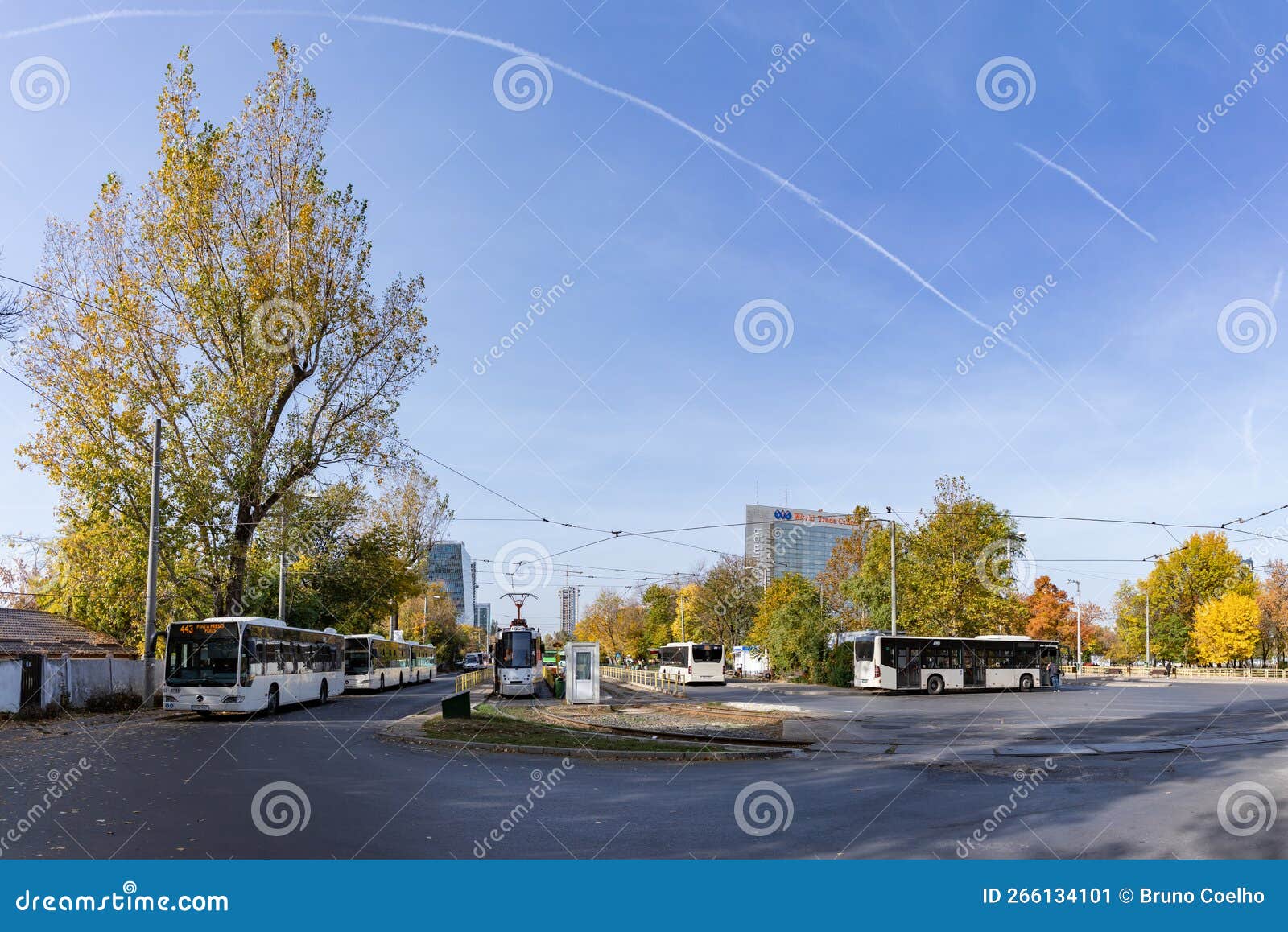 Bucharest Transportation Hub in the Fall Editorial Photo - Image of ...