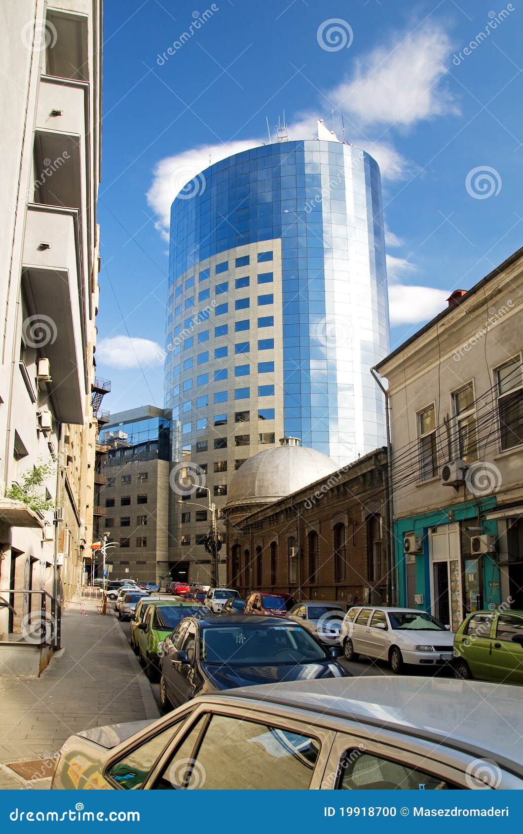 Bucharest view stock photo. Image of touristic, blue - 19918700