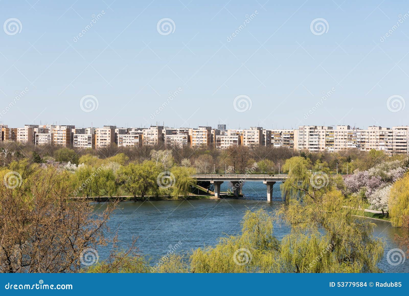 Bucharest View from Tineretului Park Stock Photo - Image of bucharest ...