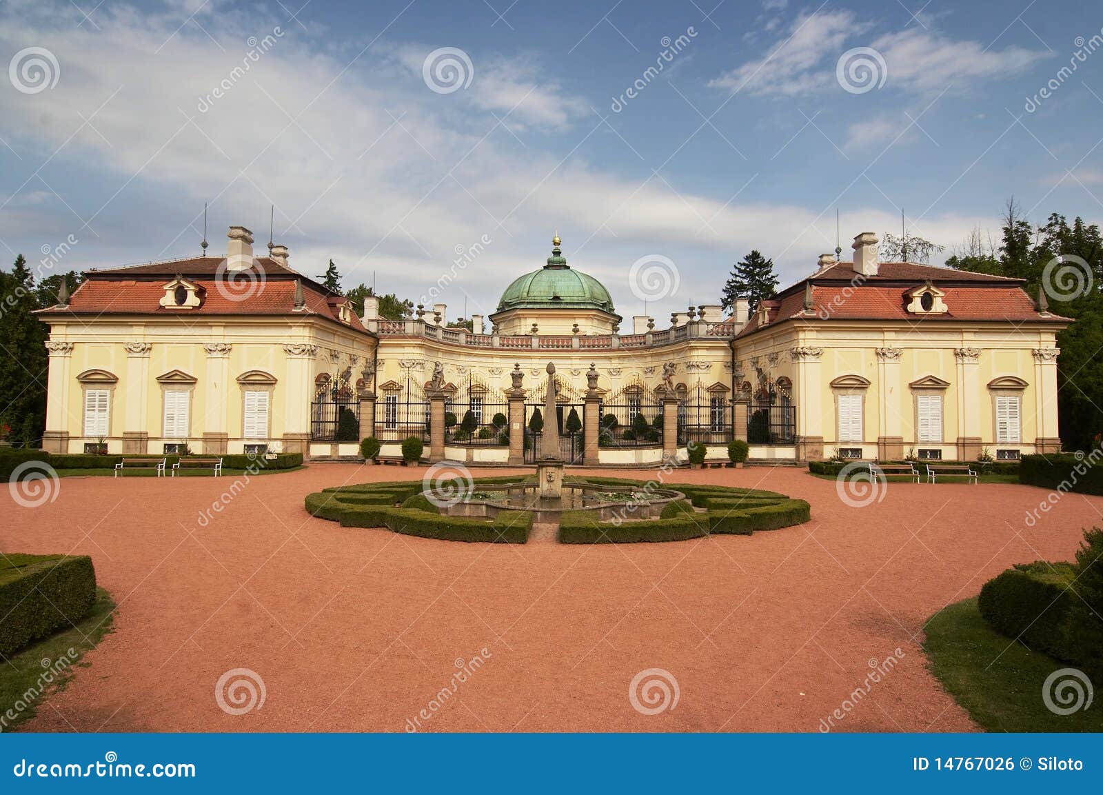 Buchlovice castle stock photo. Image of buchlovice, exterior - 14767026