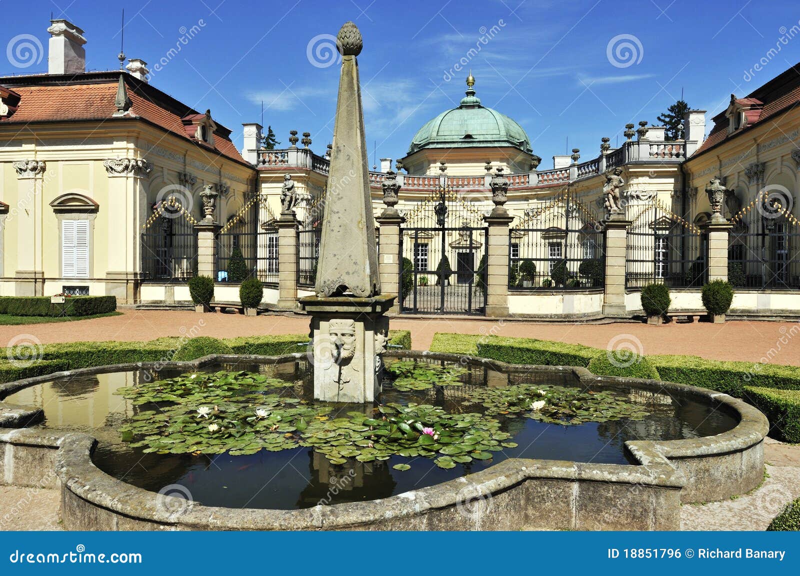Buchlovice Castle stock photo. Image of walking, touristic - 18851796
