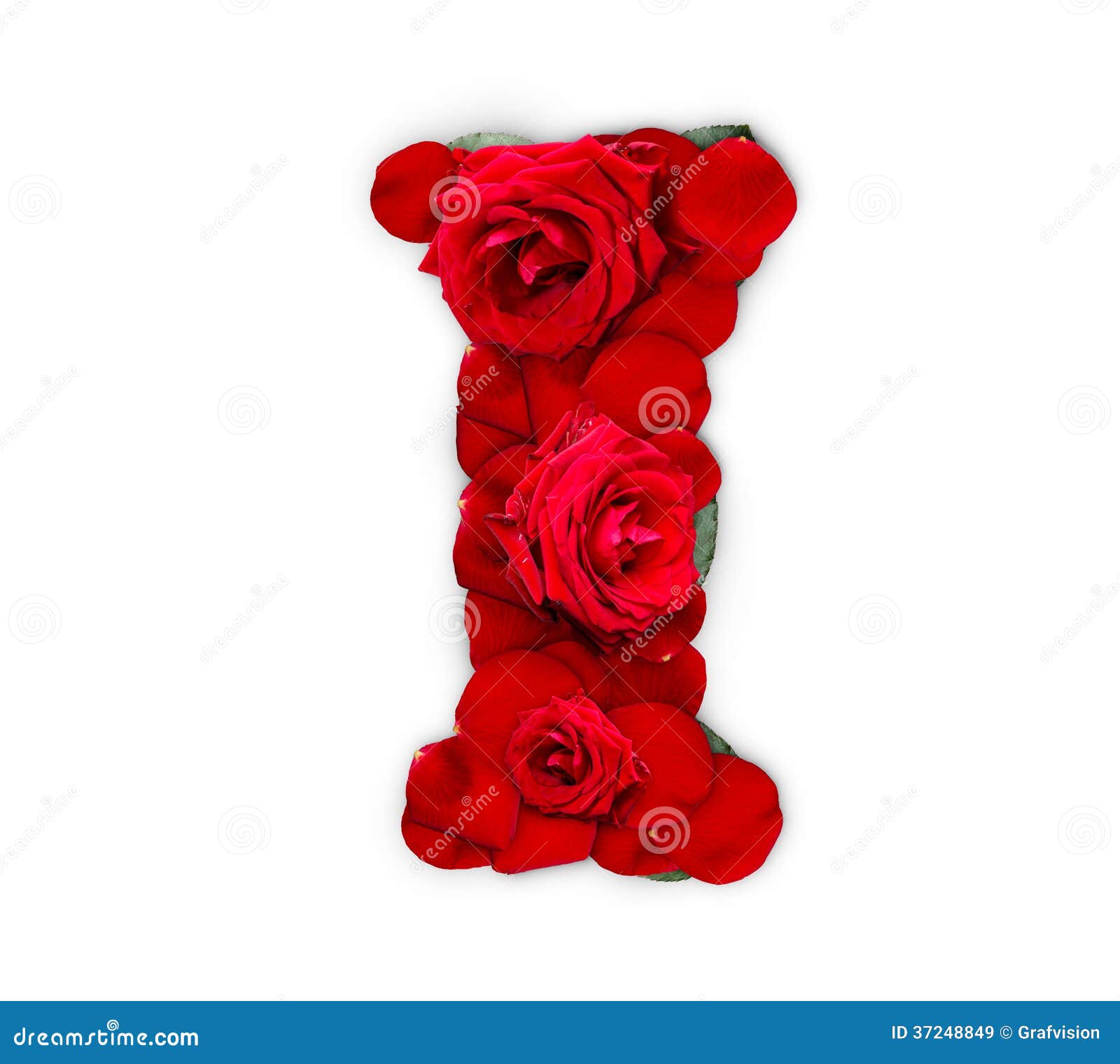 Buchstabe I stockbild. Bild von romantisch, karte, nave - 37248849