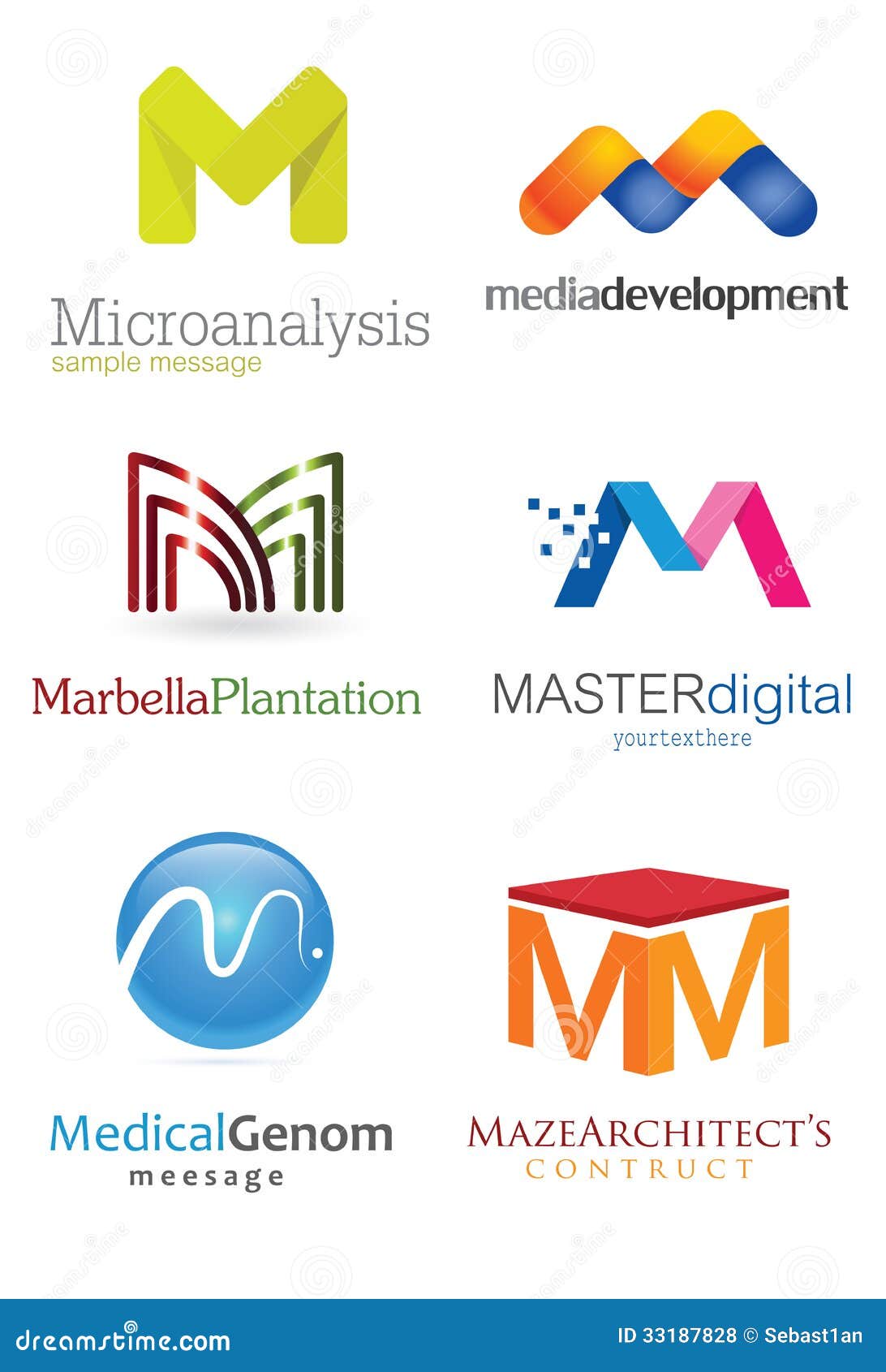 Buchstabe M Logo vektor abbildung. Illustration von identität - 33187828