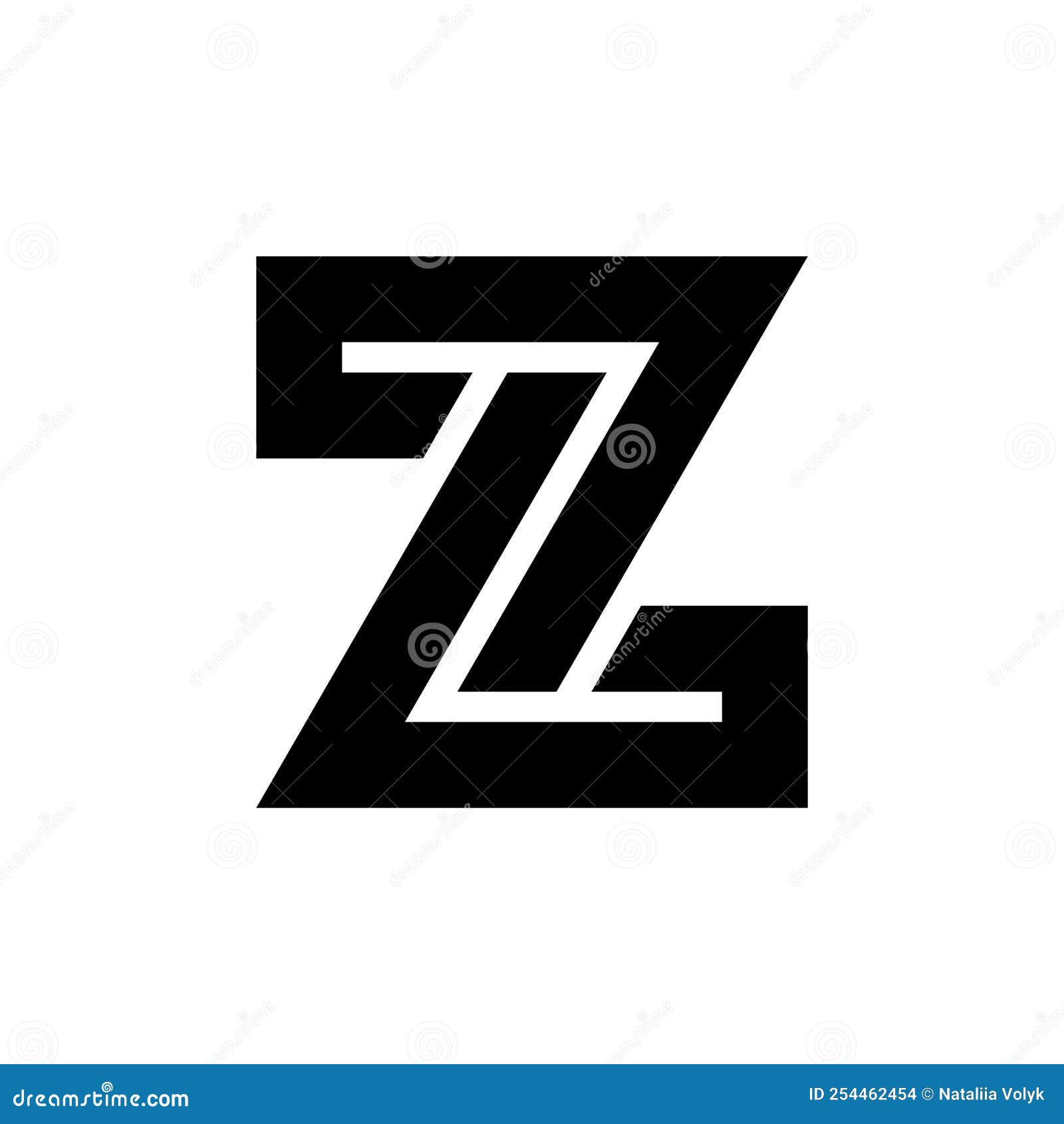 Buchstabe Z Logo Oder Symboldesign Vektor Abbildung - Illustration von ...