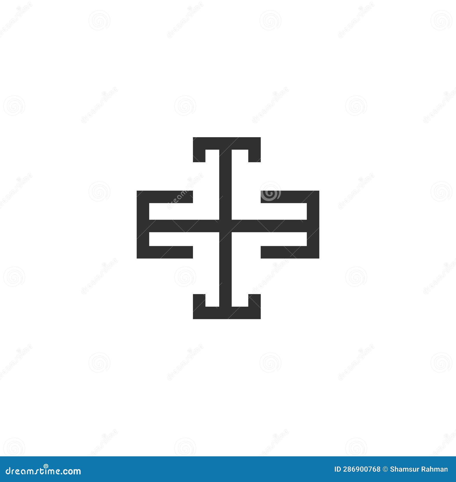 Buchstaben Logo et t und e vektor abbildung. Illustration von initialen ...