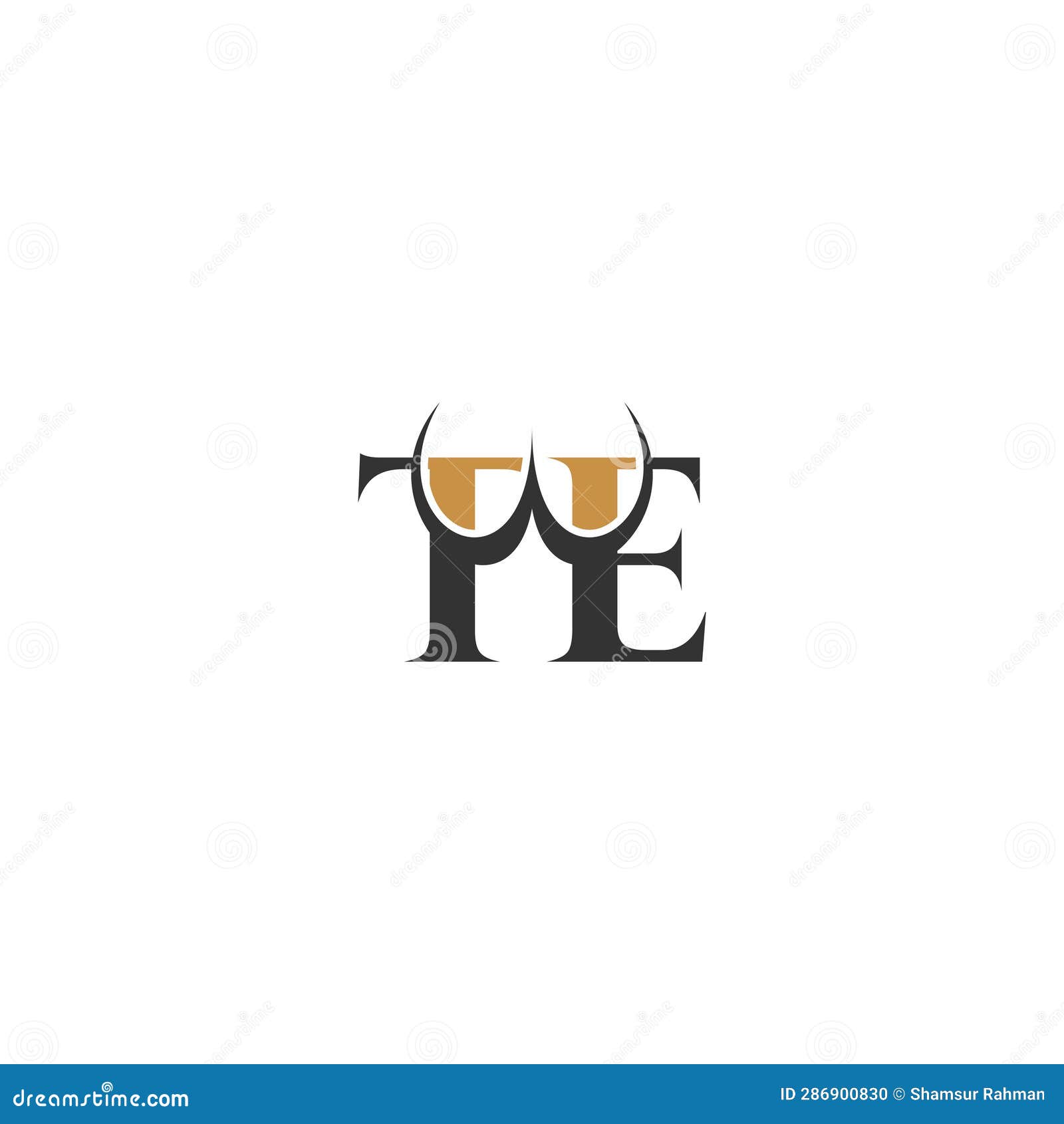 Buchstaben Logo et t und e vektor abbildung. Illustration von zeichen ...