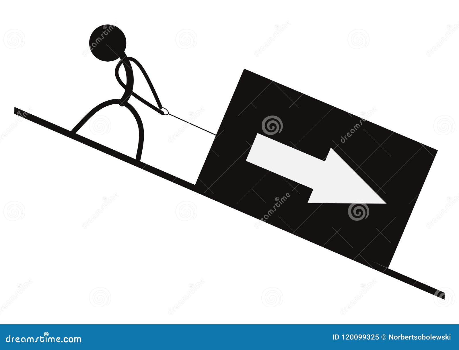 Buck The Trend. Cartoon Vector | CartoonDealer.com #119950957 Buck The Trend. Cartoon Vector | CartoonDealer.com #119950957