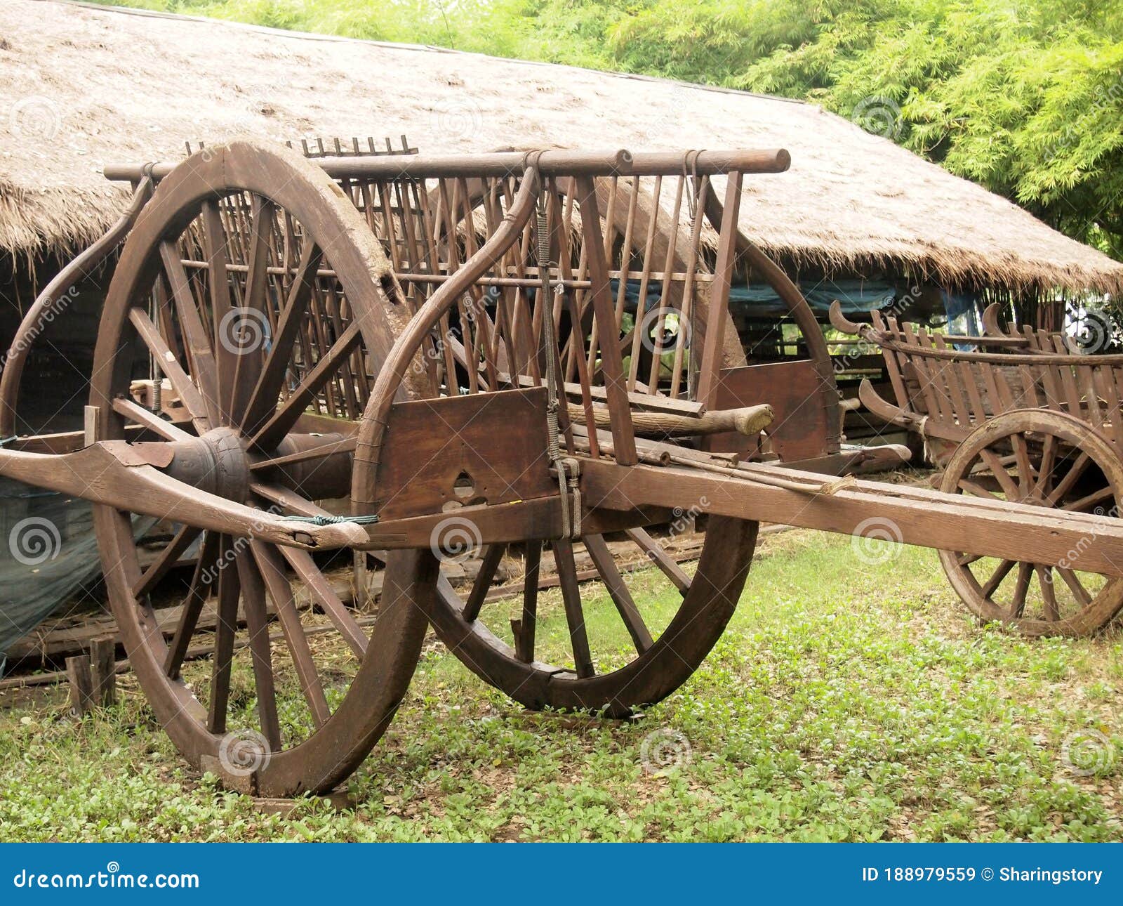 Buckboard stock image. Image of object, country, antique - 188979559