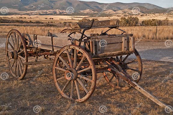 Buckboard stock photo. Image of mountains, wood, wagon - 19170576