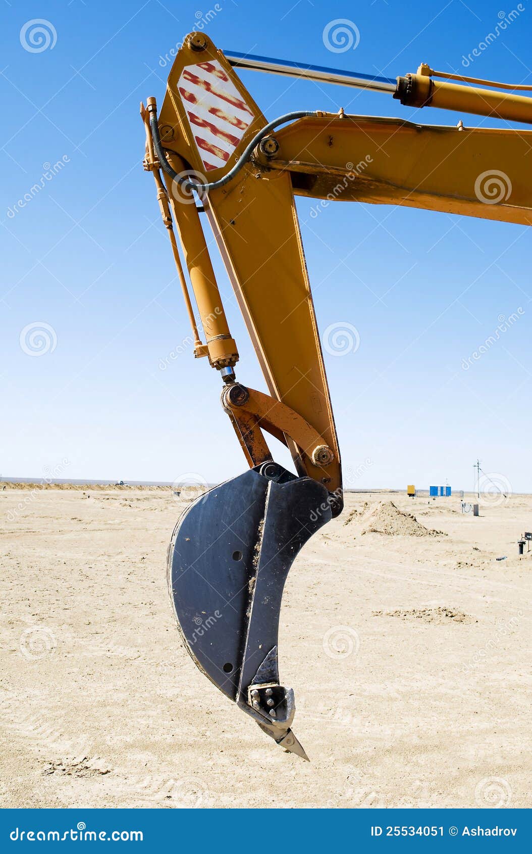 Bucket of bulldozer stock image. Image of excavation - 25534051